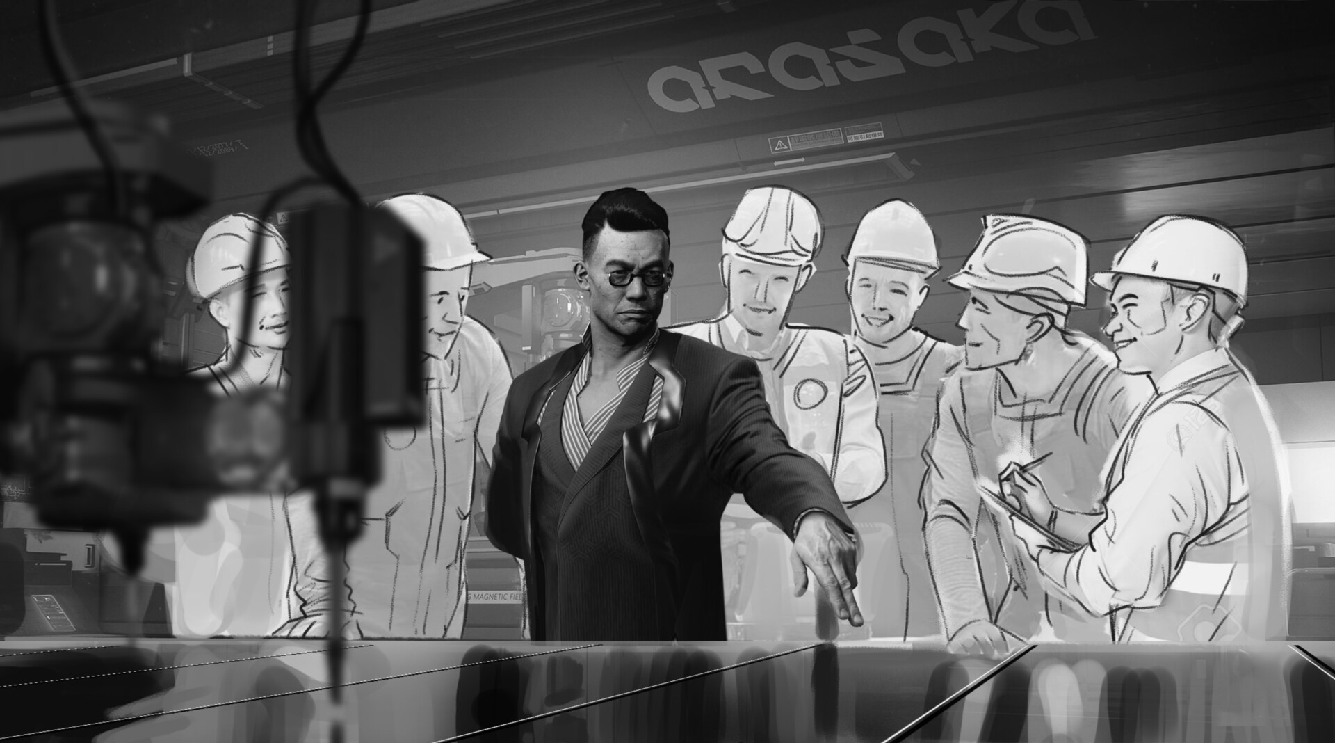 Luke Poller - Cyberpunk 2077 - In Game Ads - Arasaka / A bright future ...