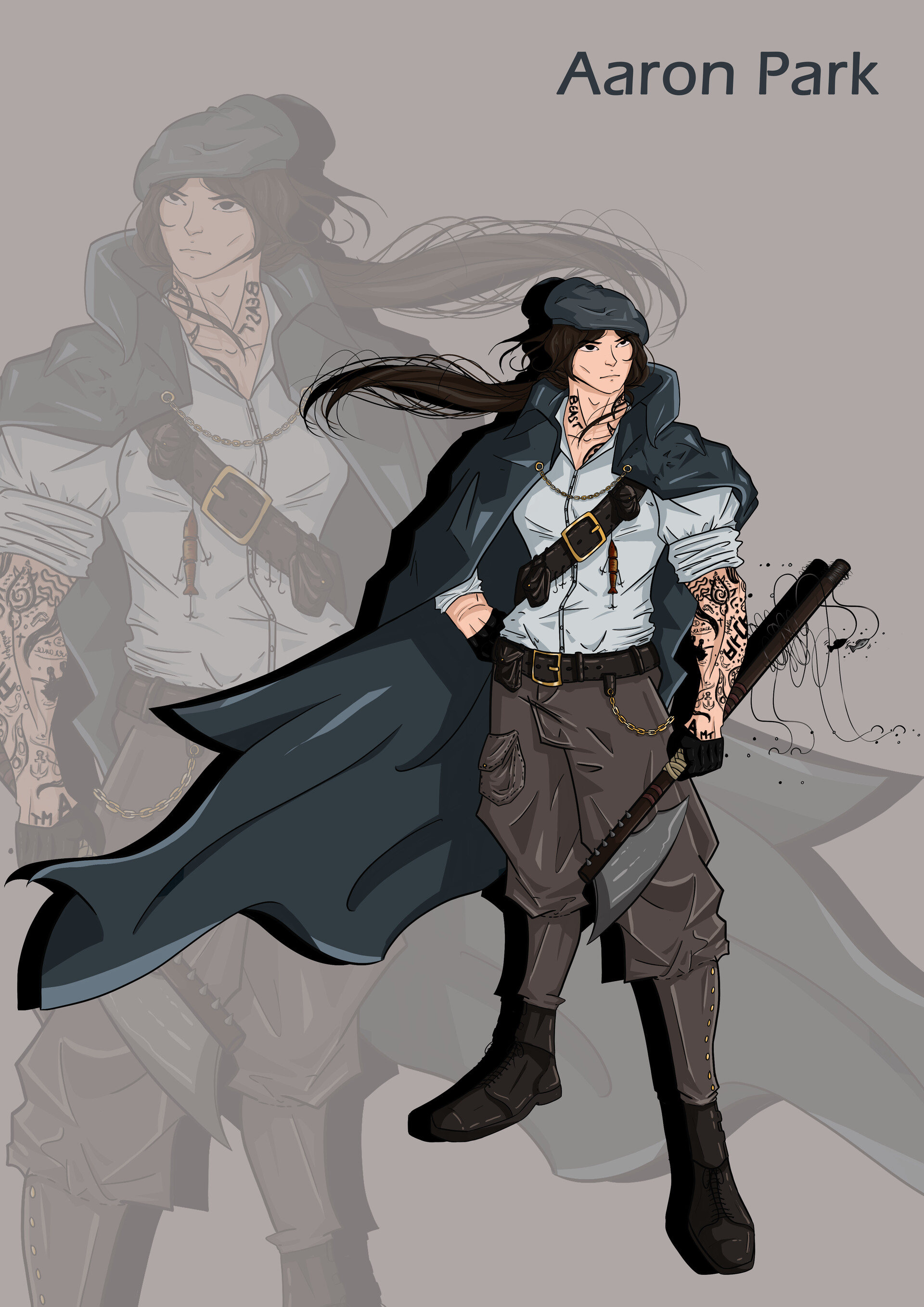 ArtStation - RPG Project Crystal Case Chara Design Aaron Park