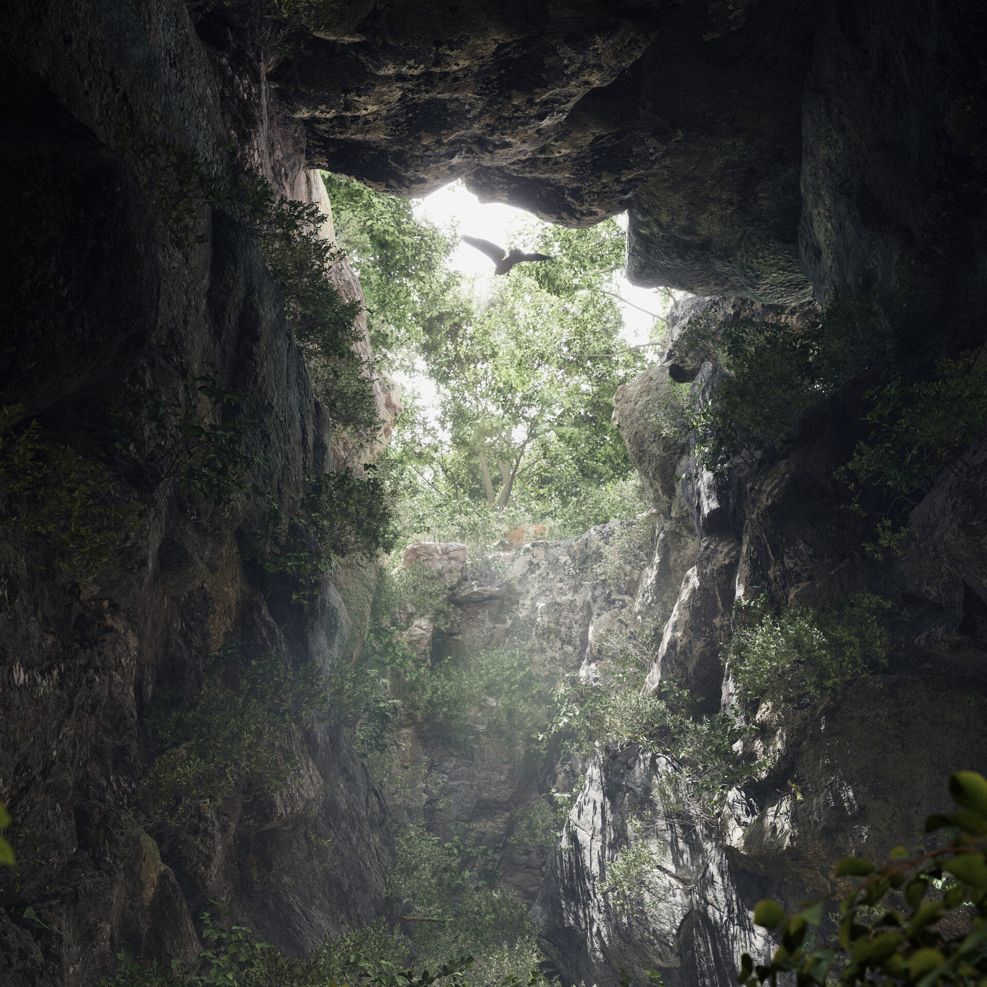 ArtStation - Mysterious Cave