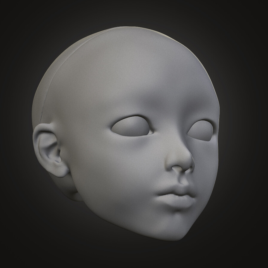 ArtStation - BJD head #3