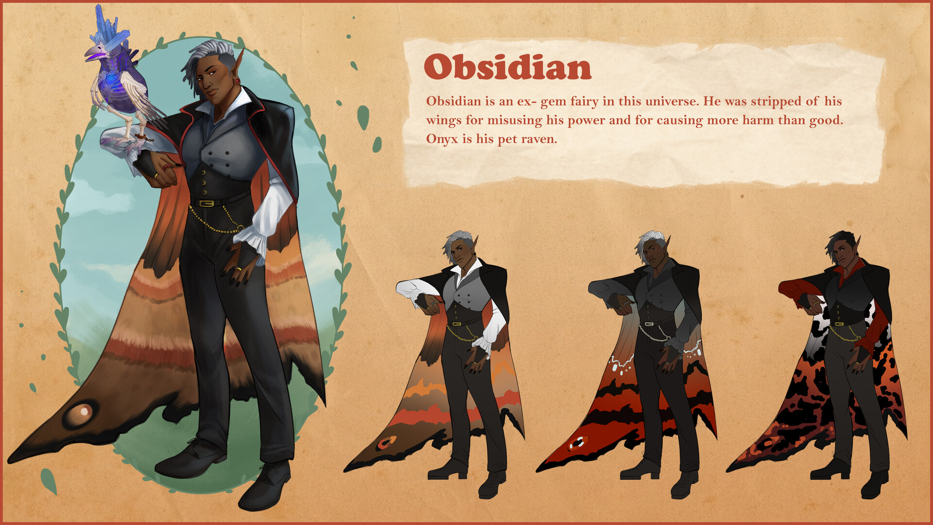 ArtStation - Character Design- Obsidian