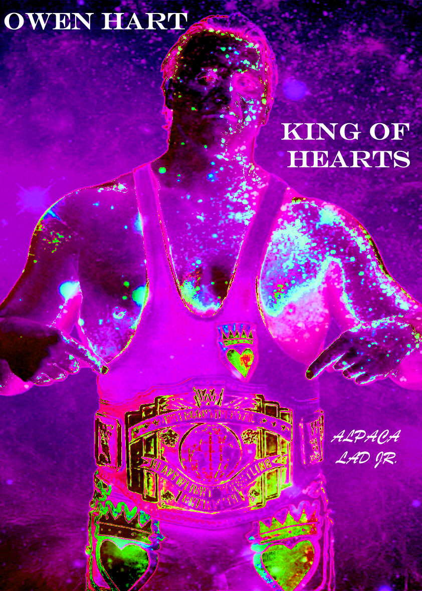 ArtStation - Owen Hart the king of hearts fan art 2022