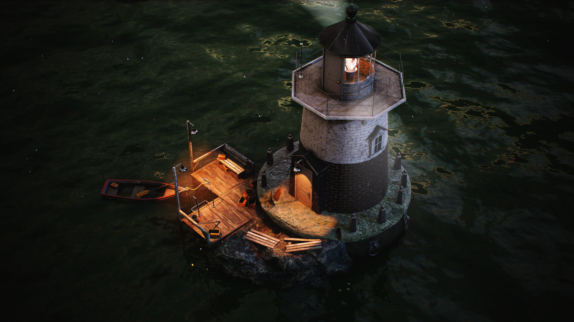 ArtStation - Lighthouse in the Forgotten Waters