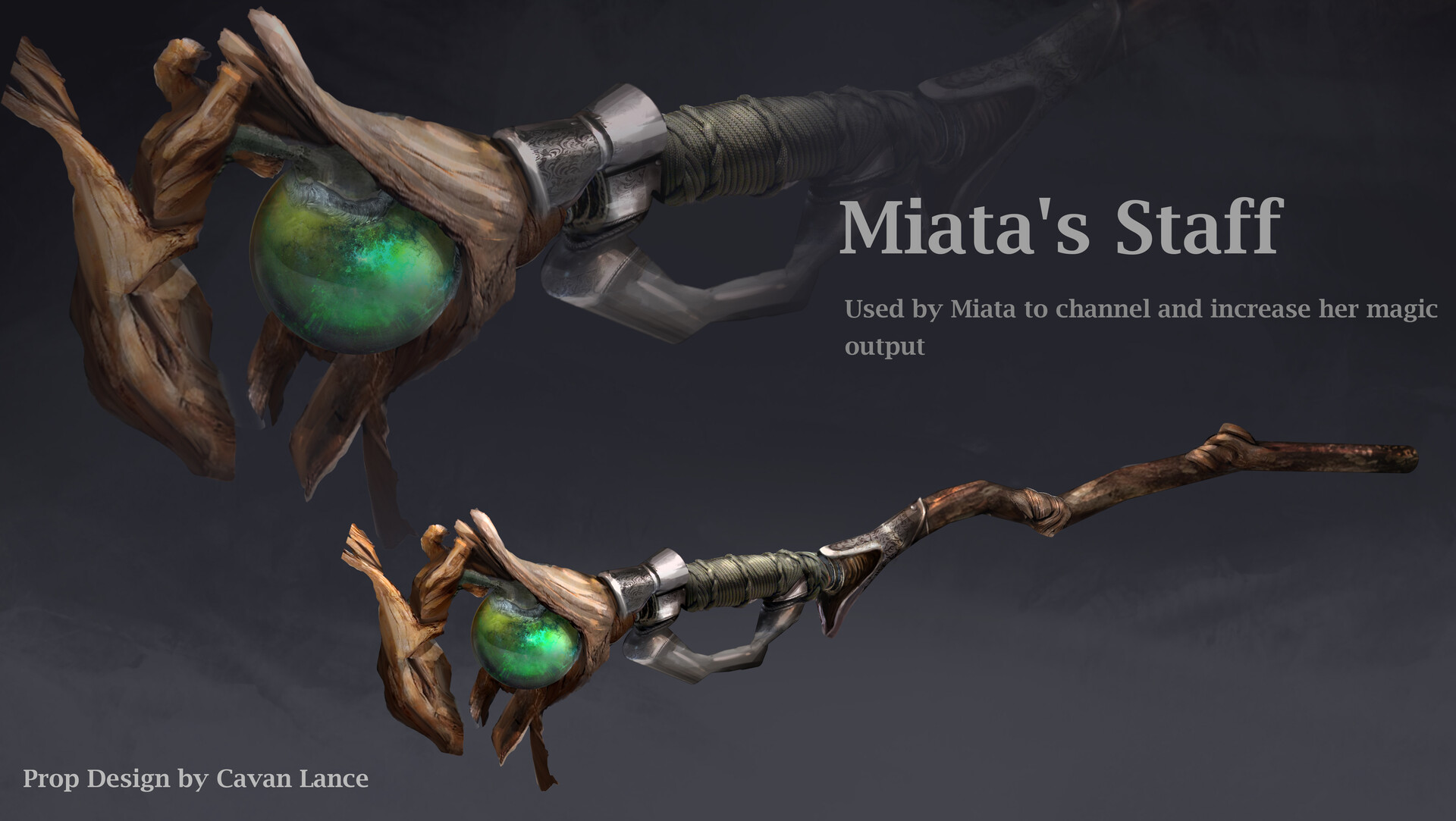 ArtStation - Sorceror's staff i tried to design had alot of fun with this