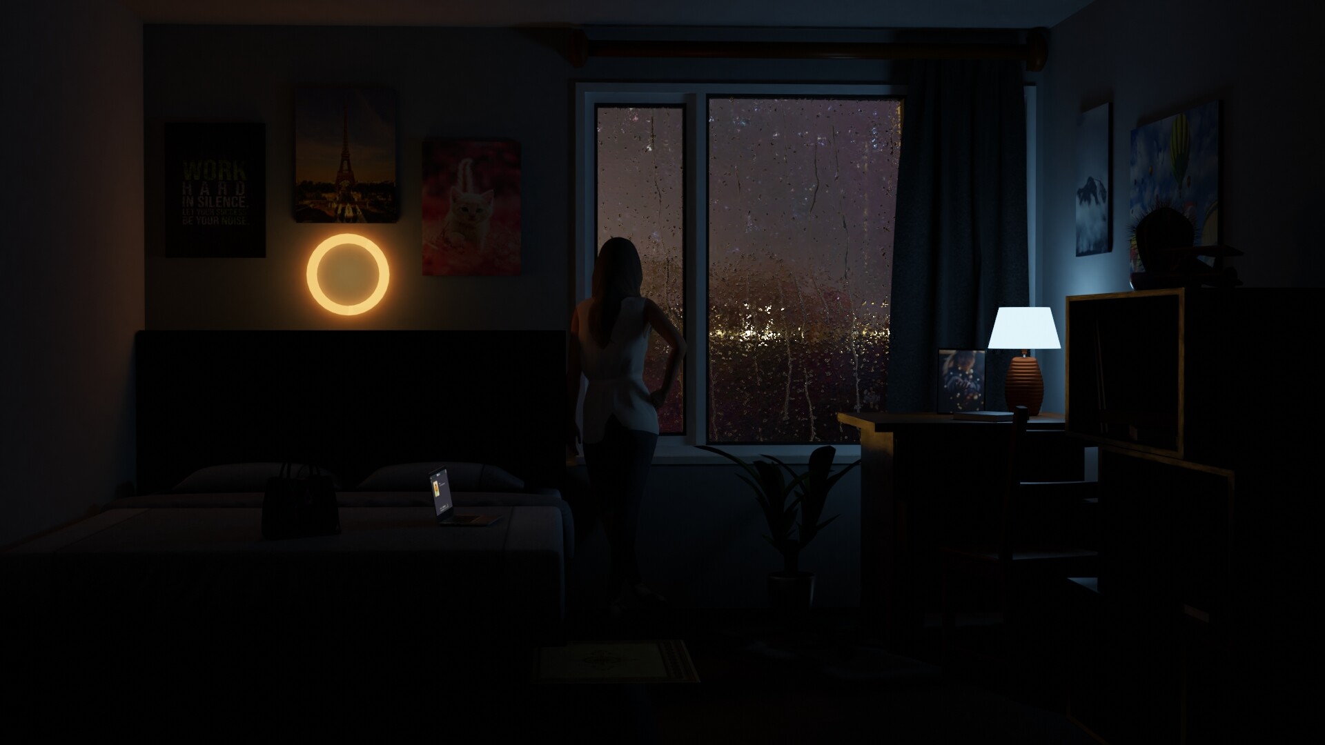 ArtStation - Rainy Evening