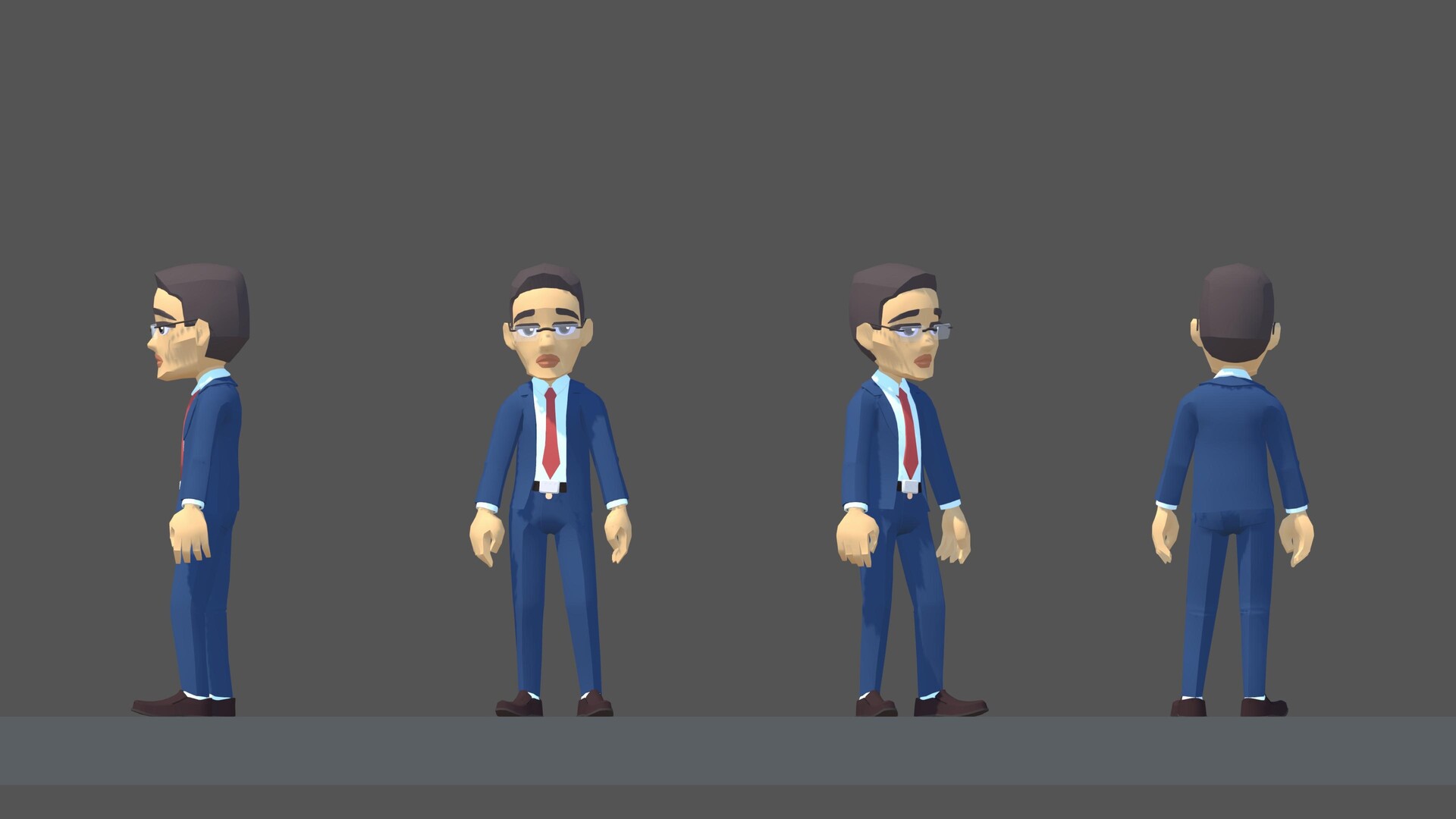 Peter Lam - Low Poly WebGL Project - Characters