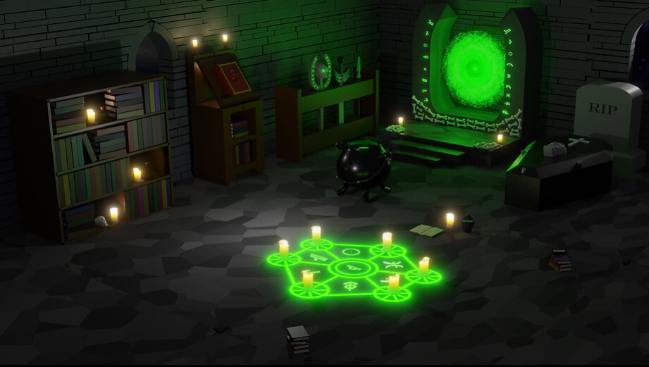 ArtStation - Necromancer's Lair