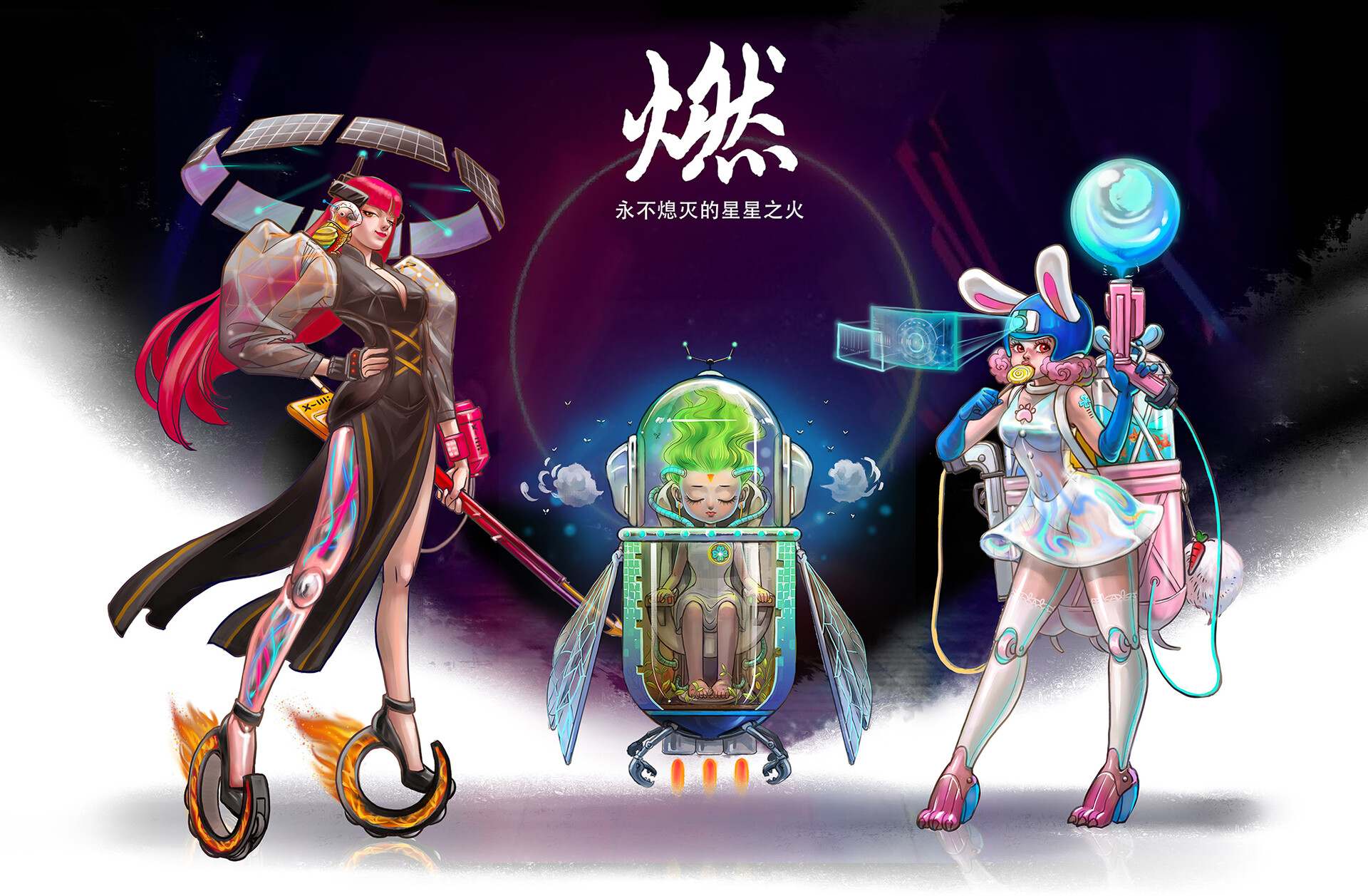 ArtStation - Character design " Light of life"