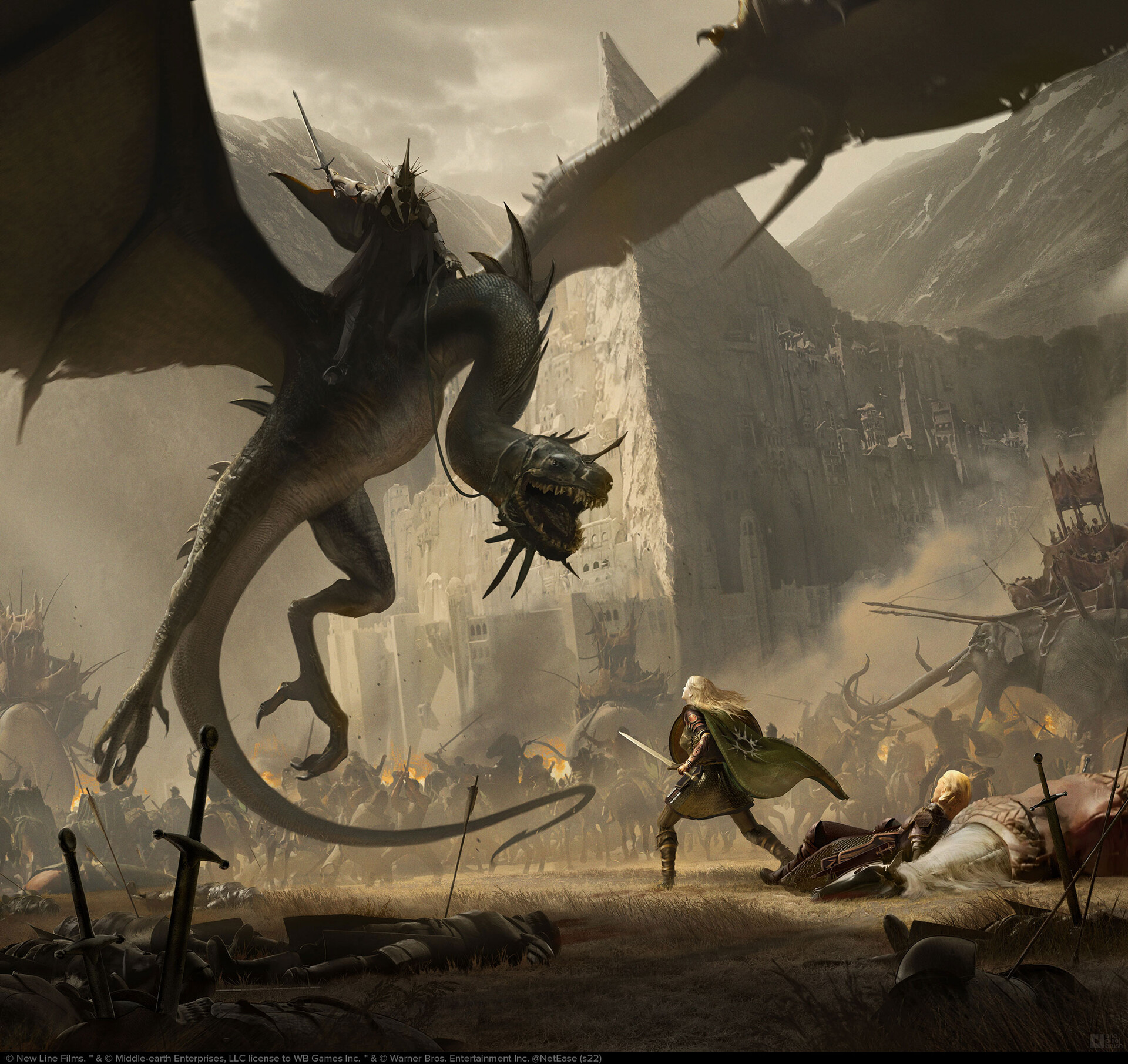 ArtStation - Battle Of Pelennor | LOTR: Rise To War