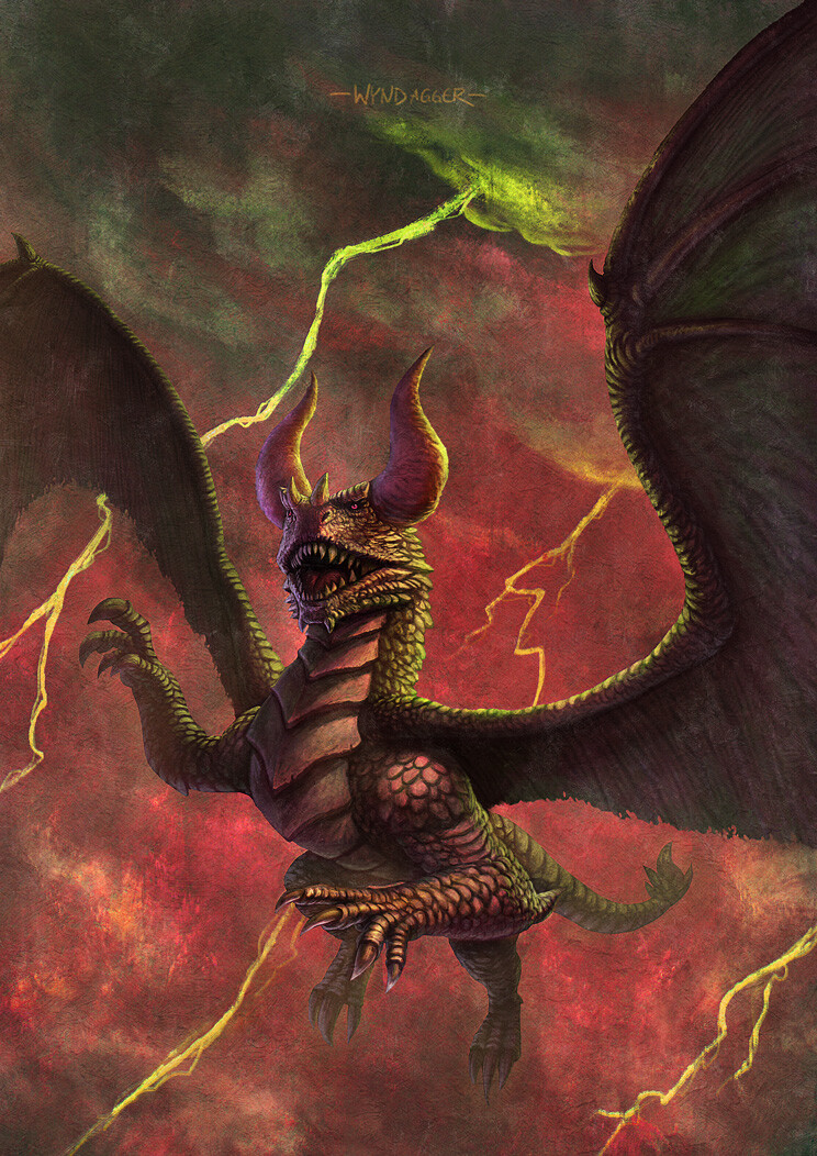 Red Lightning Dragon