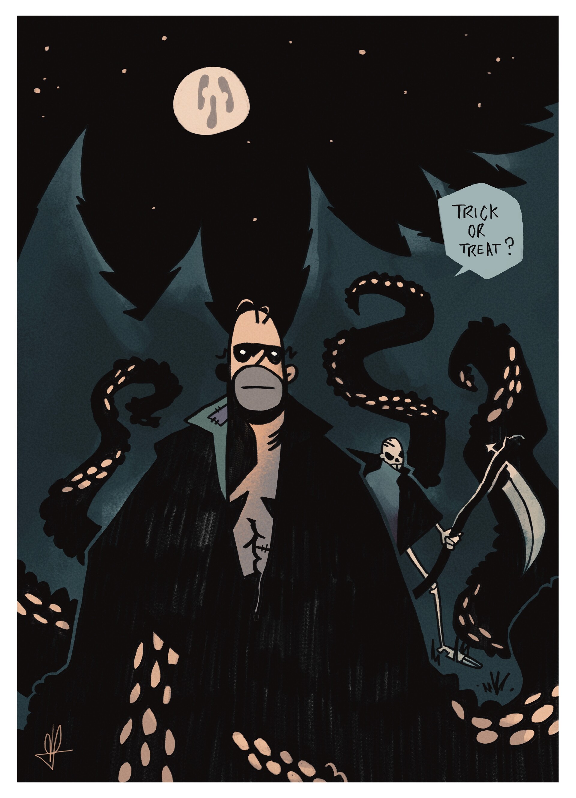 ArtStation - Homer Simpson's Halloween