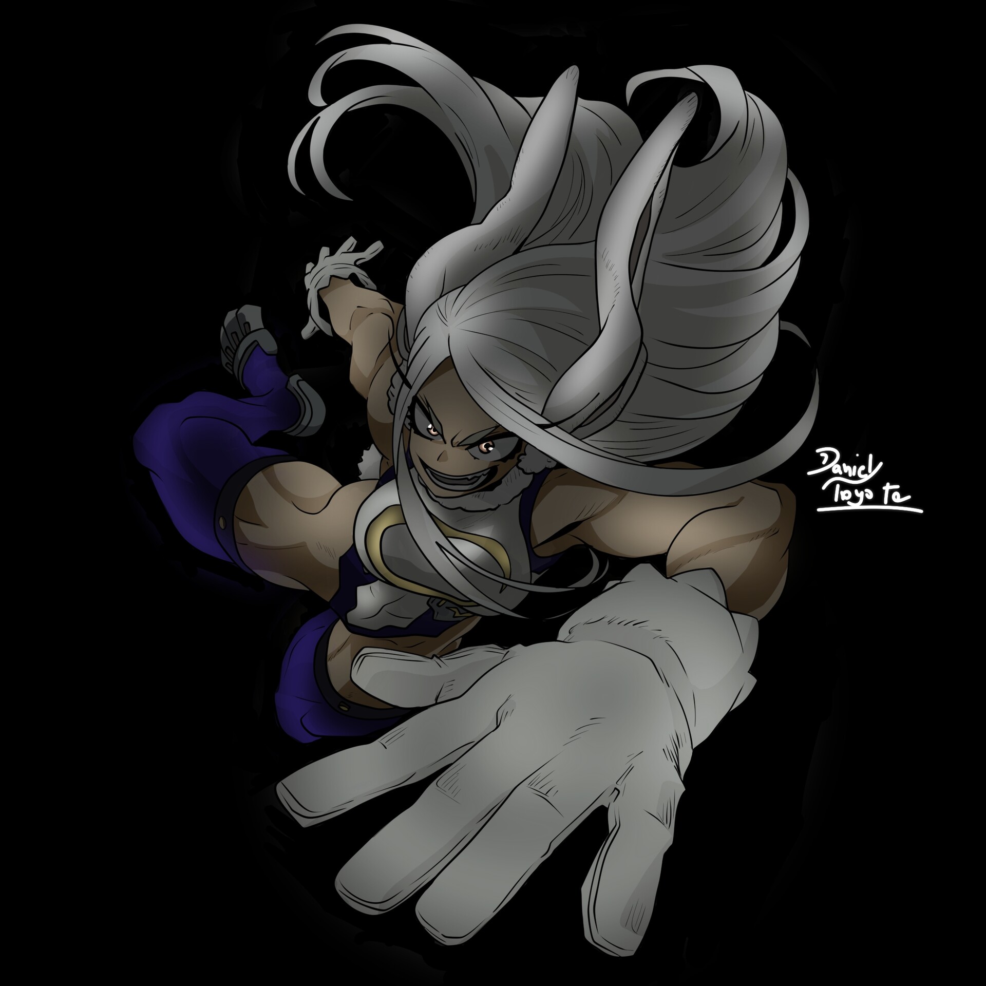 ArtStation - Mirko - Boku no Hero