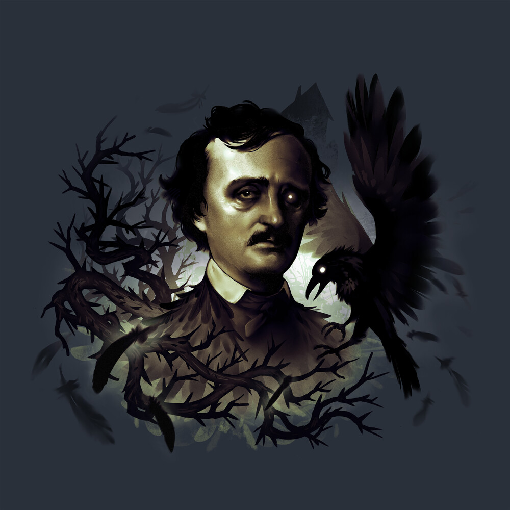 Mari Morgan - Edgar Allan Poe portrait