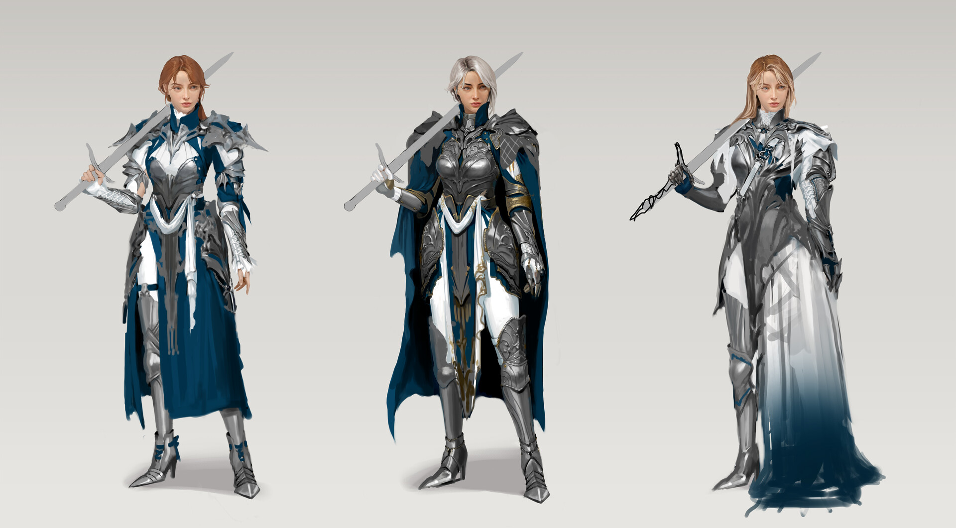 Serin Ock - female knight concept art