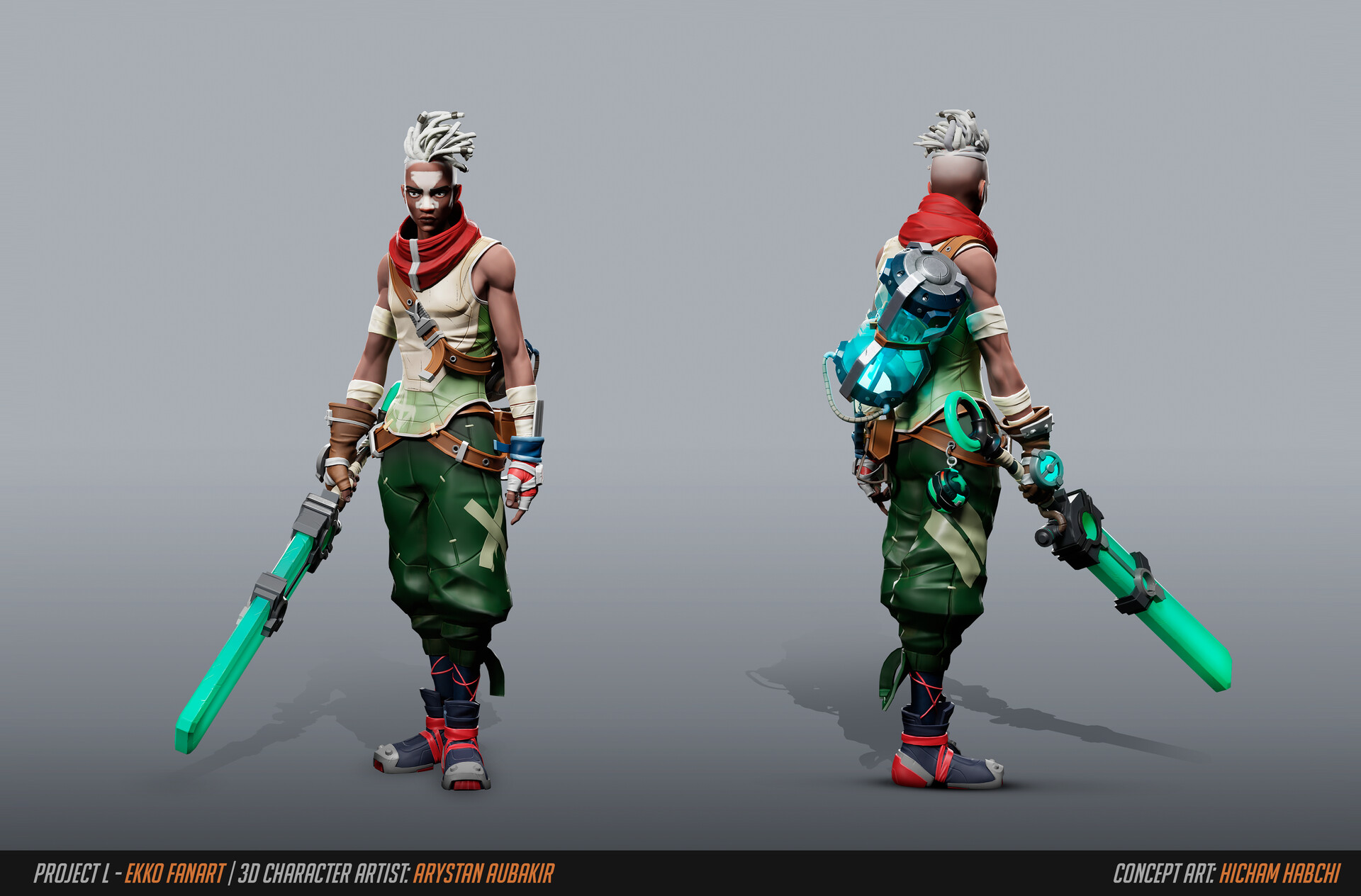 Arystan Aubakir - Ekko - "Project L" Fanart