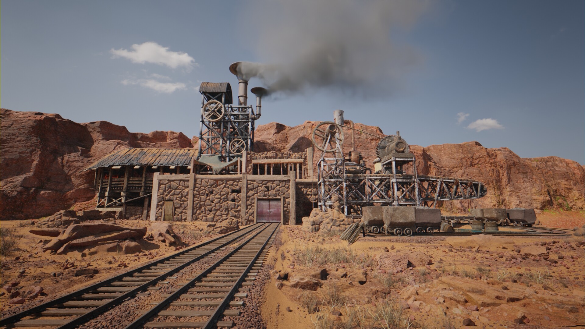 ArtStation - Desert Mine