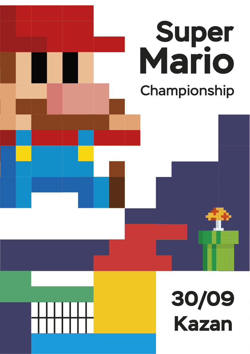 Korenek Nikita - Design project of the Super Mario 40th Anniversary ...