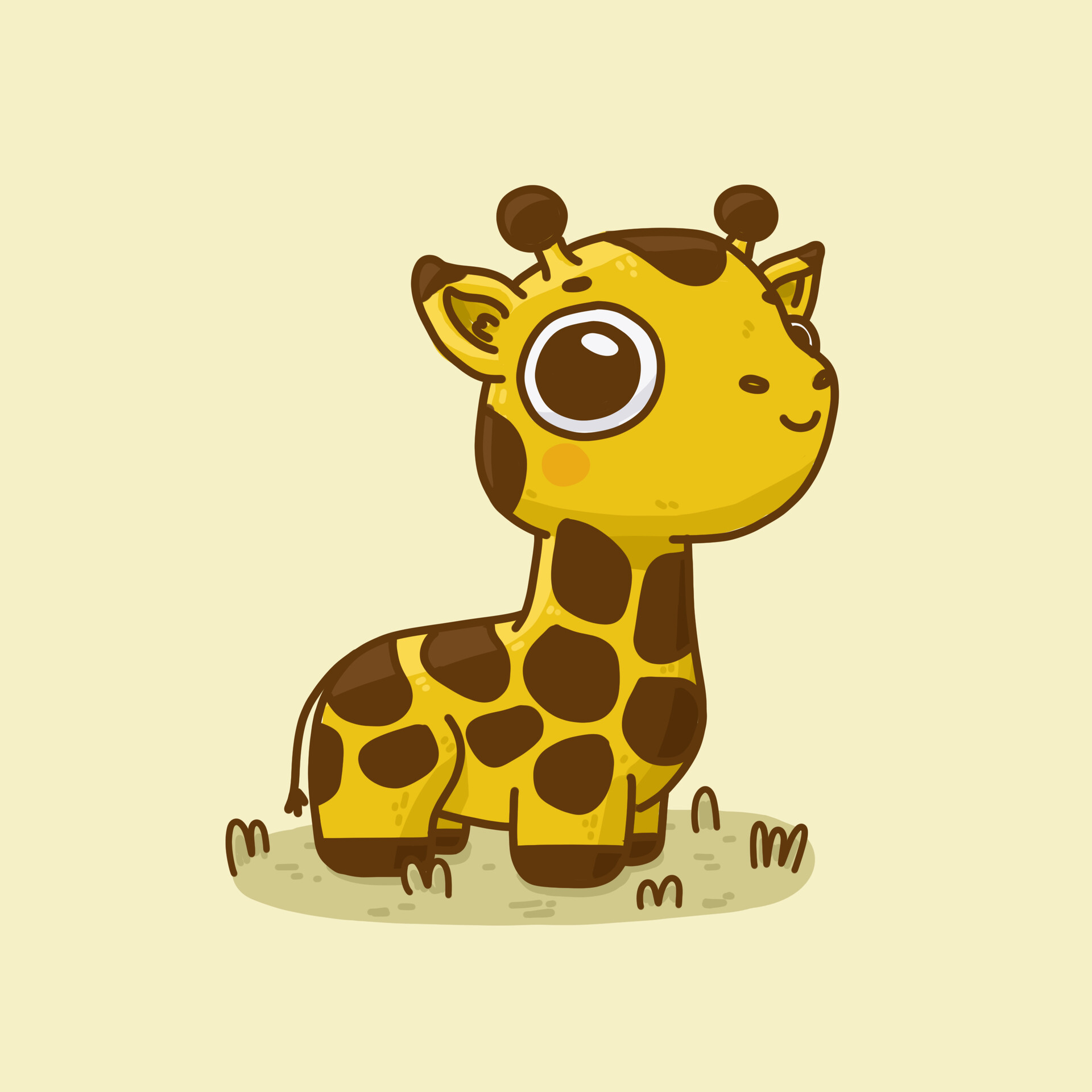 ArtStation - 3 animaux illustrés dans un style mignon / cartoon