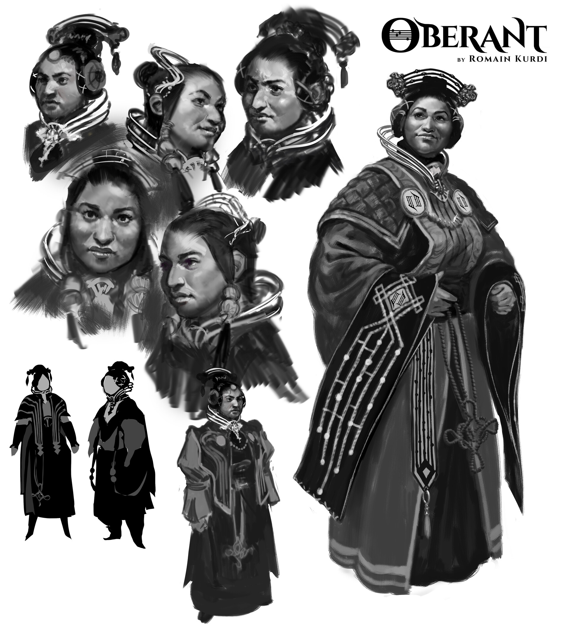 ArtStation - Parna, High Magister of the Song-string Monastery of Oloshun