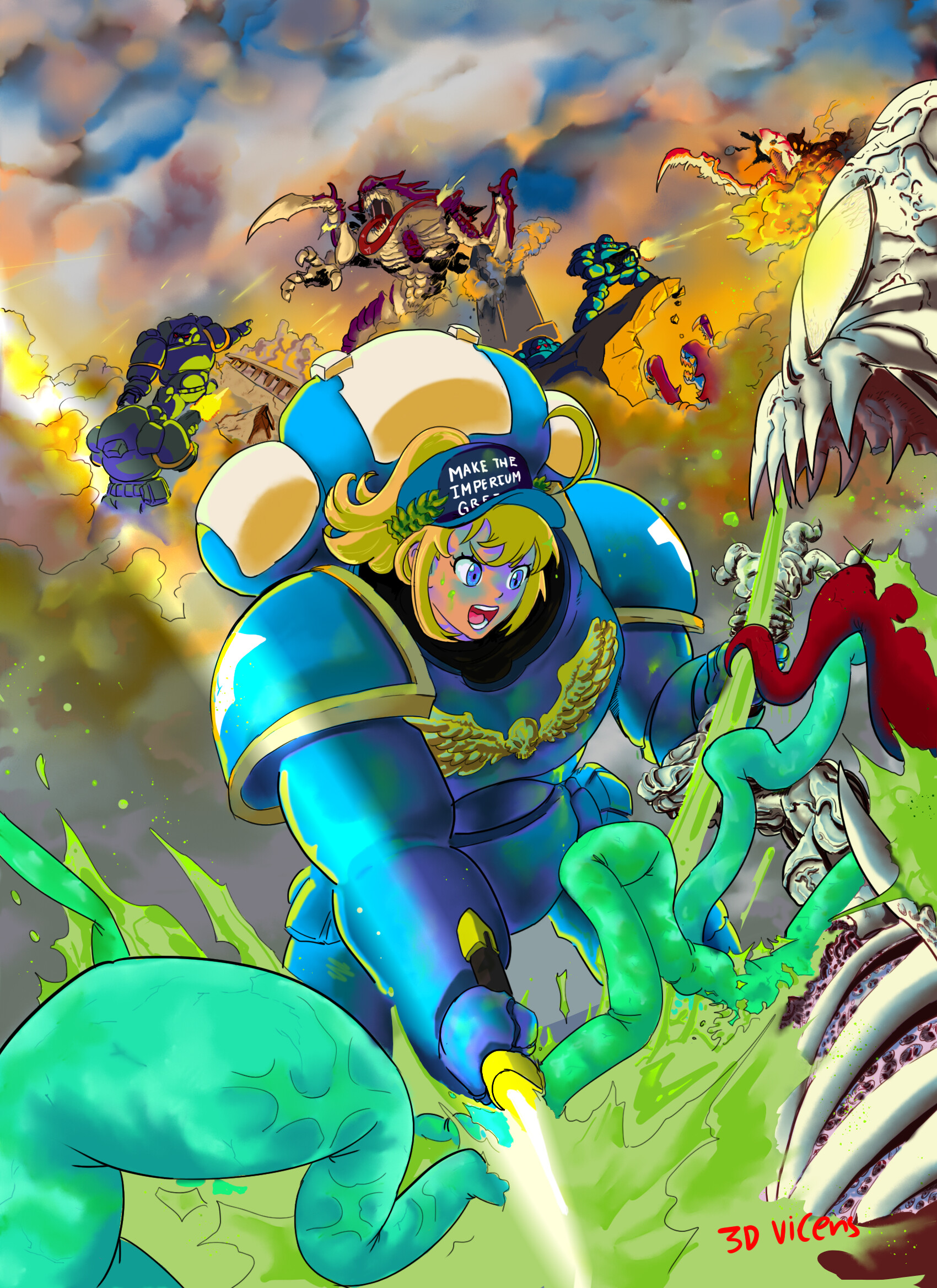 ArtStation - 40K x FGO: MHX Ultramarine