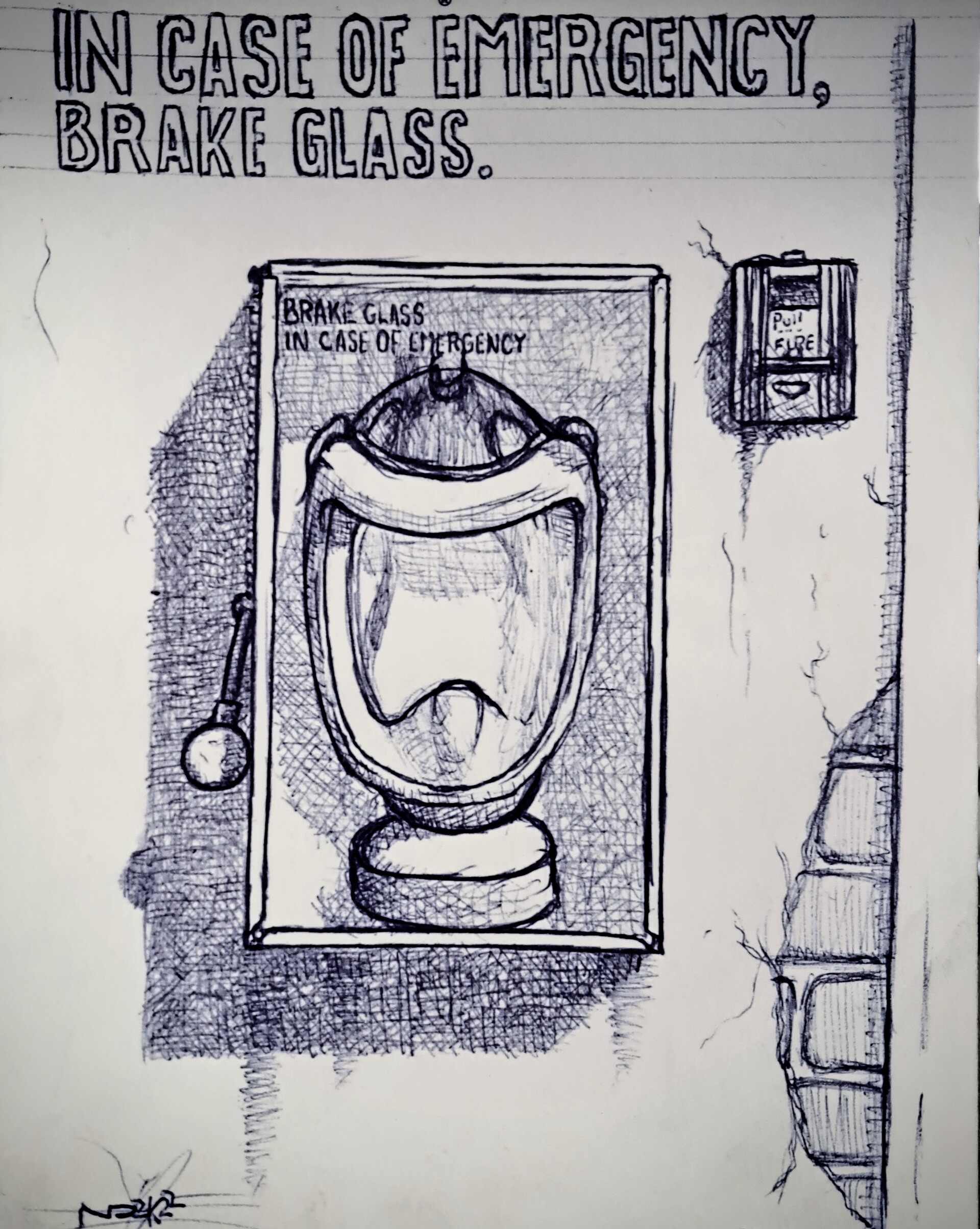 ArtStation - Brake glass in case of emergency