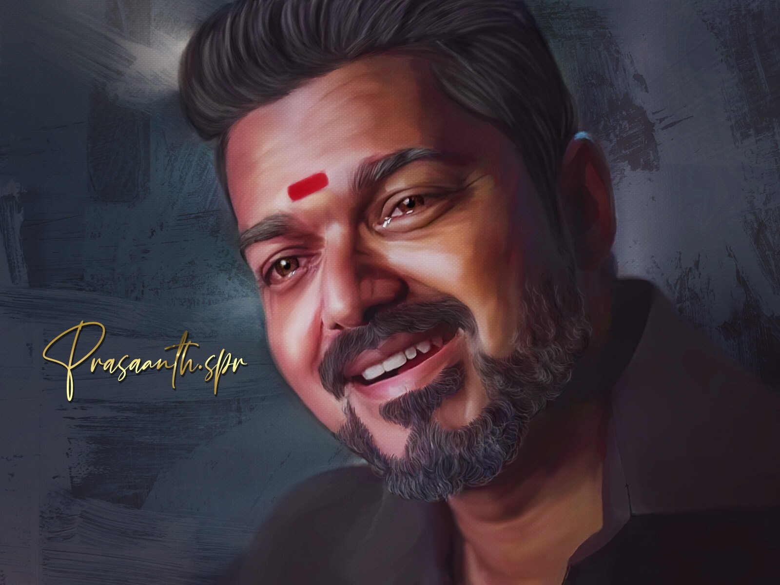 ArtStation - Actor Vijay (Bigil Rayappan)