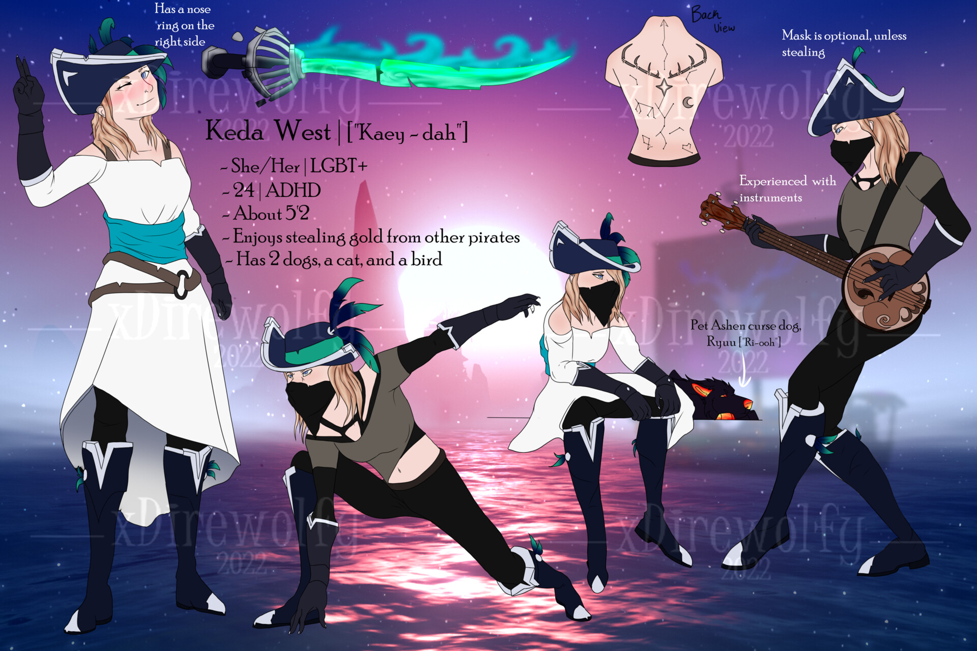 ArtStation - Keda West - Reference Sheet
