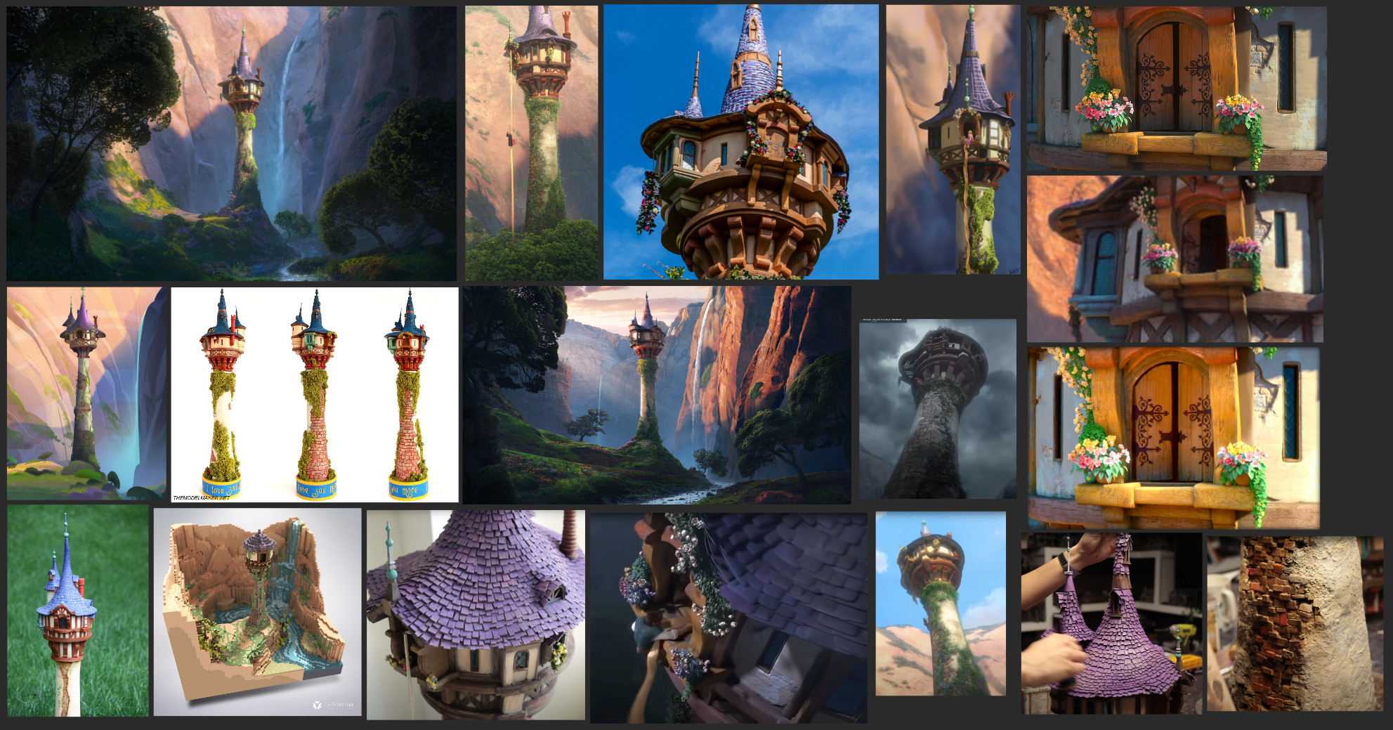 Tangled Tower Wallpaper