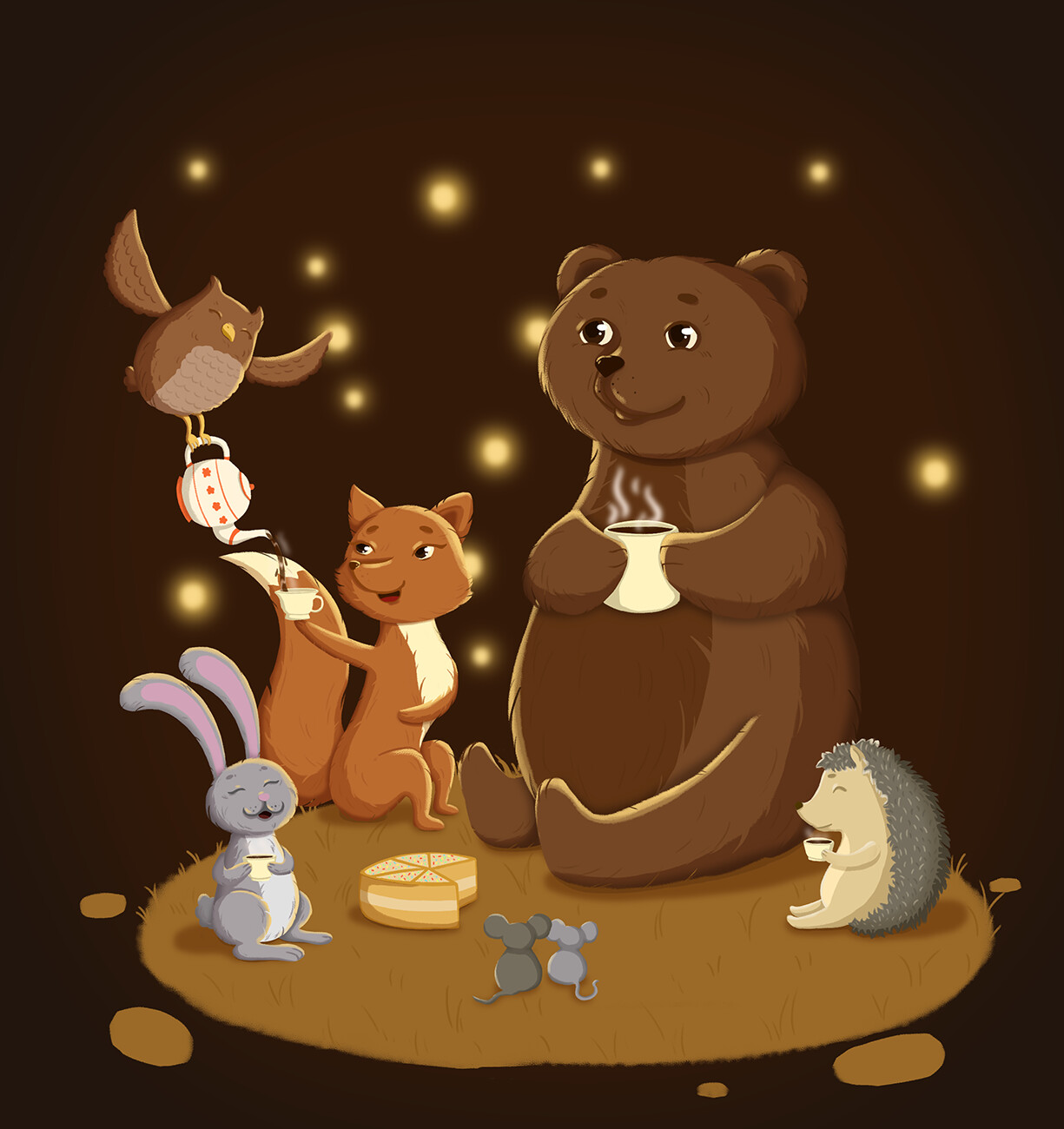 ArtStation - Cozy autumn illustrations