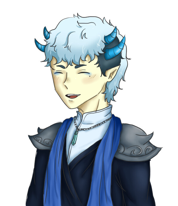 Noelia Fuentes - Demonic Elf Wizard - Vtuber Model Idea