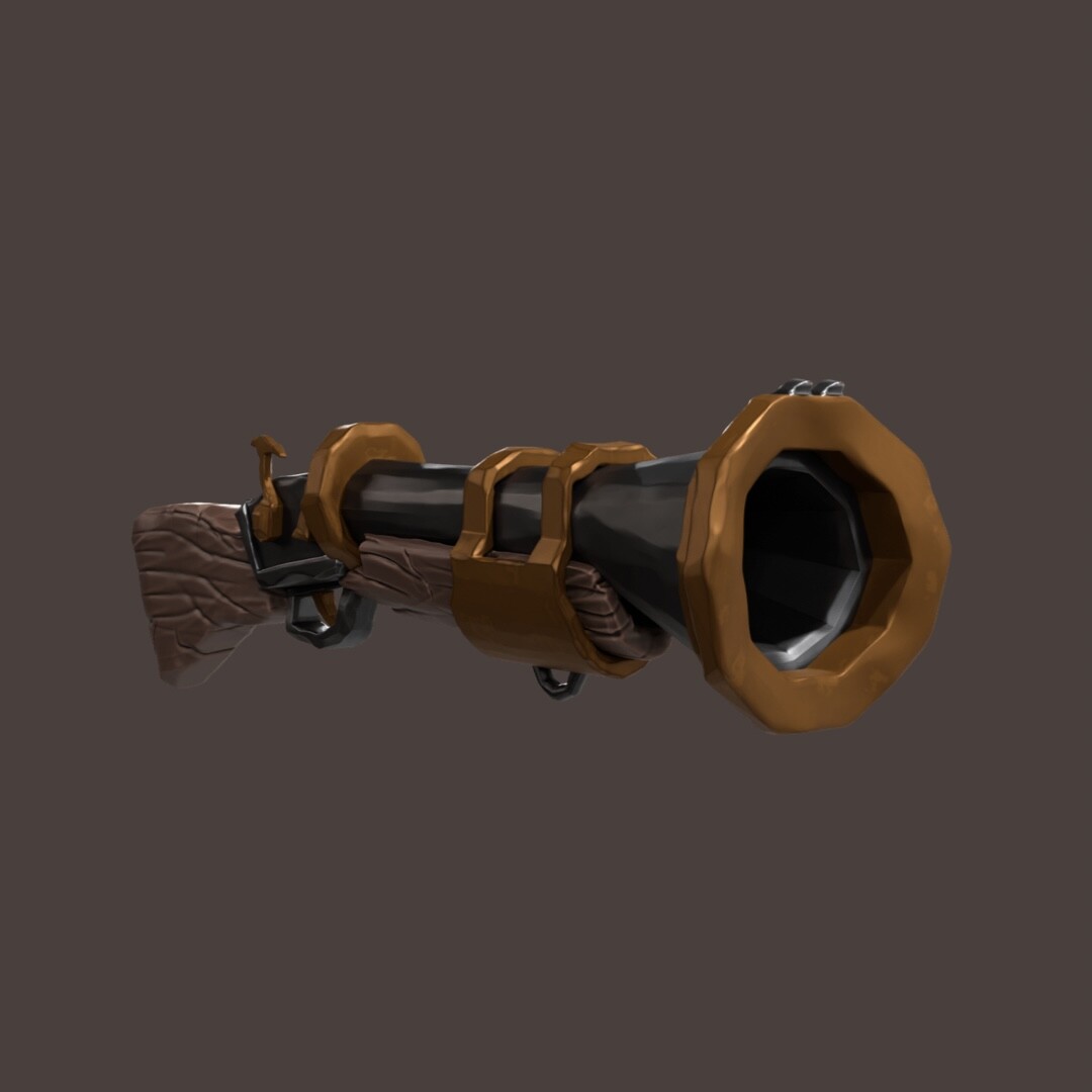 ArtStation - Stylized blunderbuss