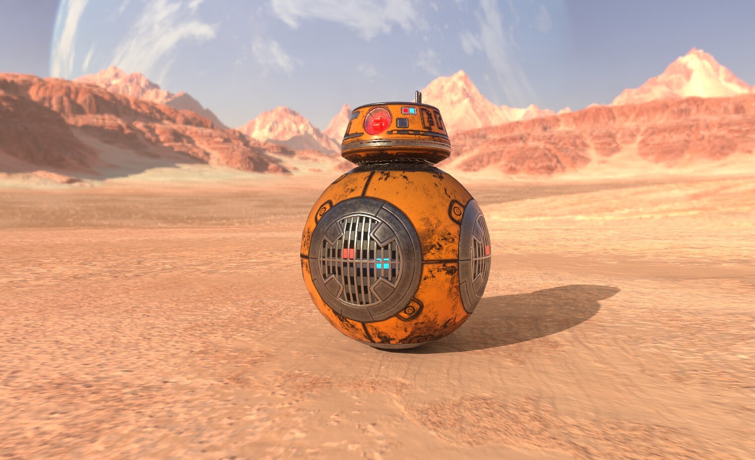 ArtStation - Desert BB9-Unit Texturing