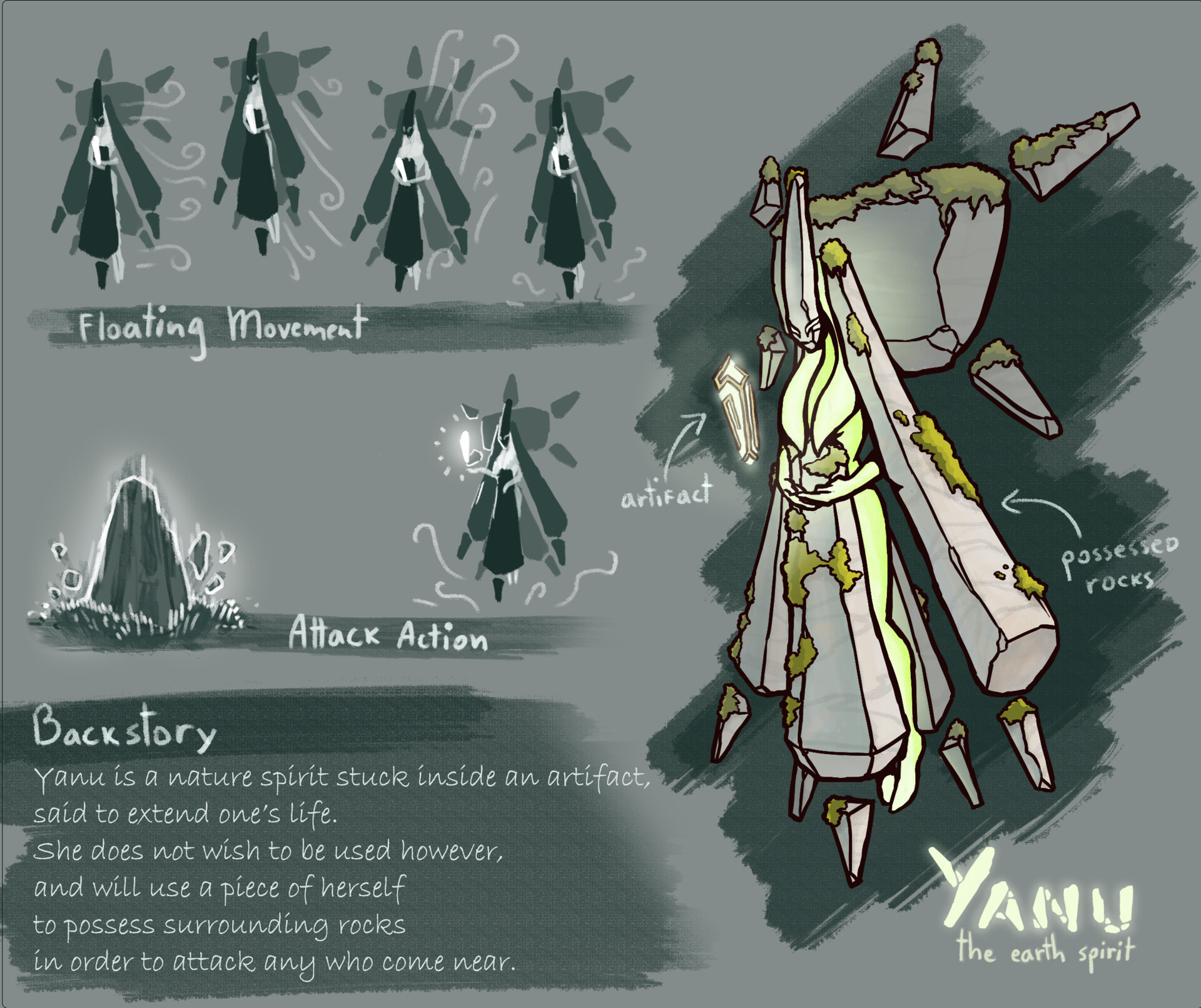 Rutger Oudenampsen - Yanu, the Earth Spirit.