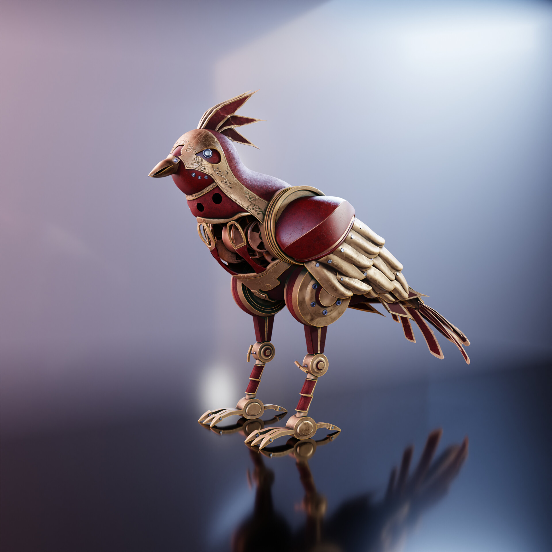 ArtStation - Birdy Red Cardinal