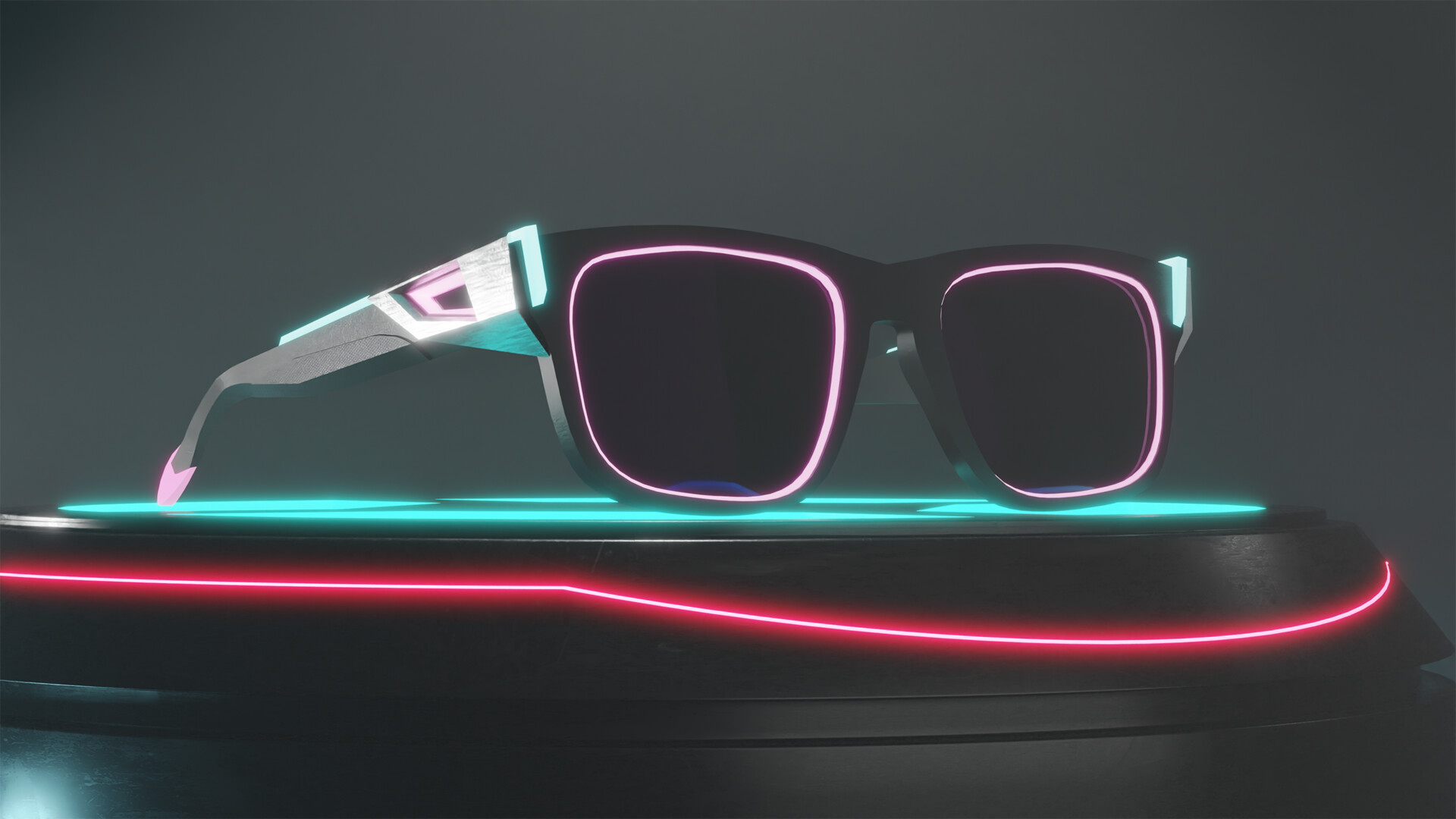 ArtStation - Synthshades (Cyberpunk Sunglasses)