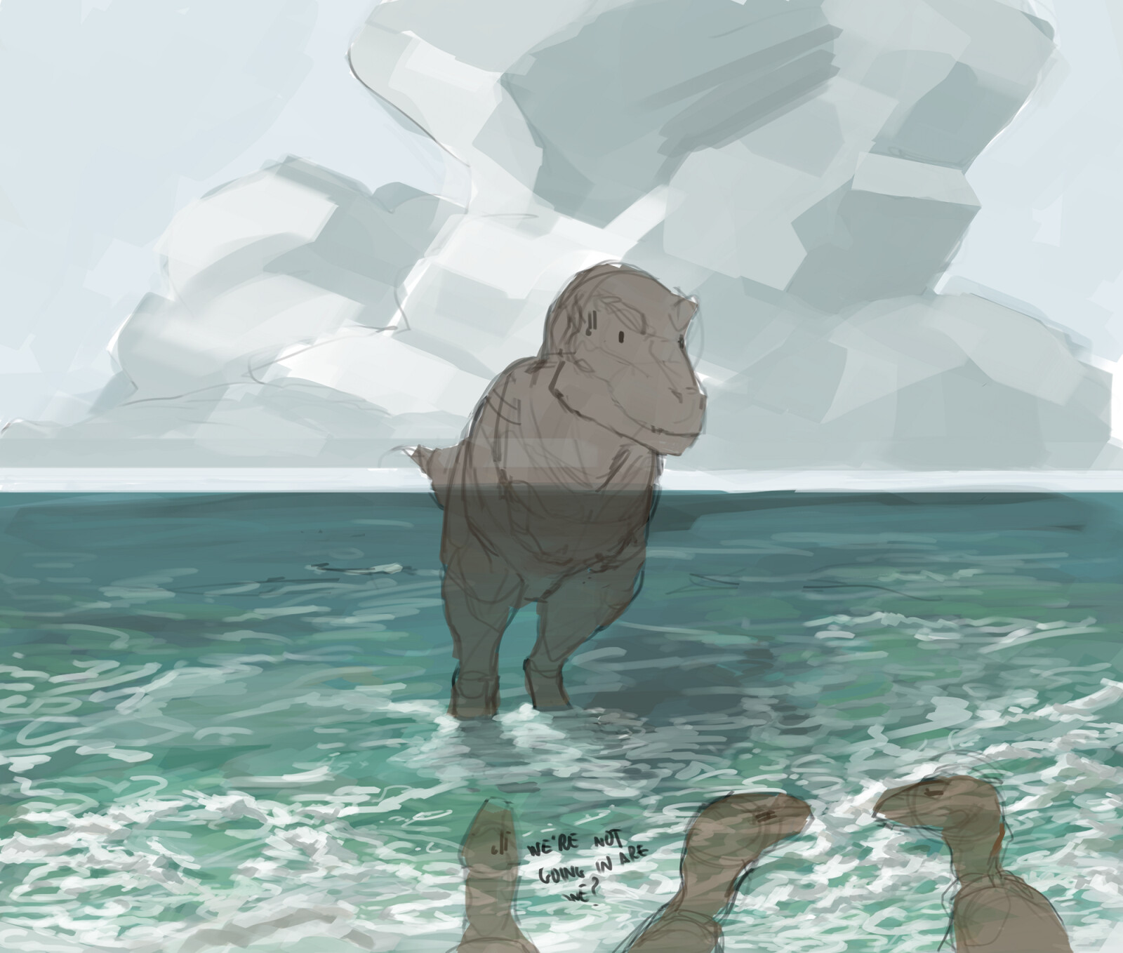 Lorenzo Giuntini - Prehistoric Planet fan art