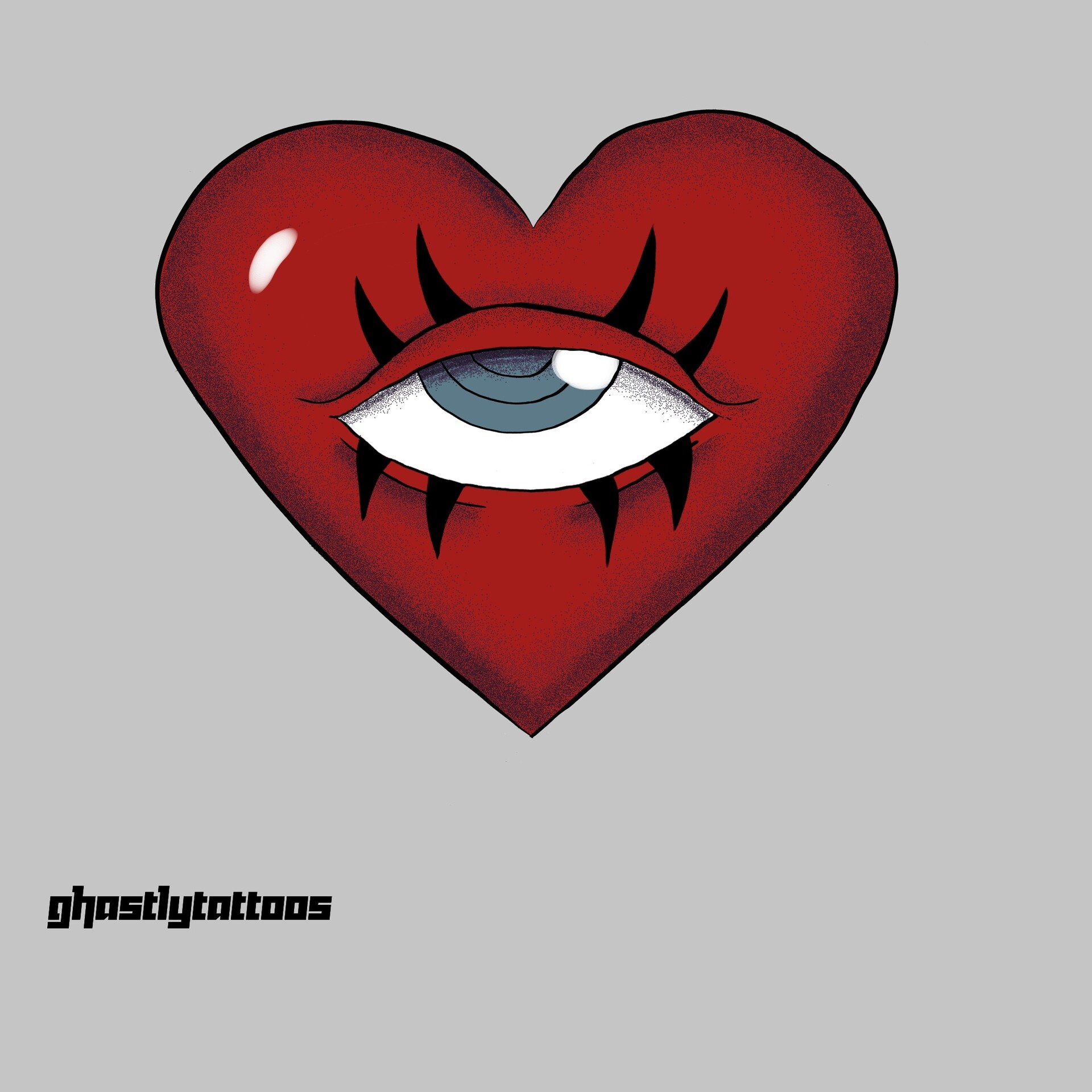 ArtStation - heart eye flash