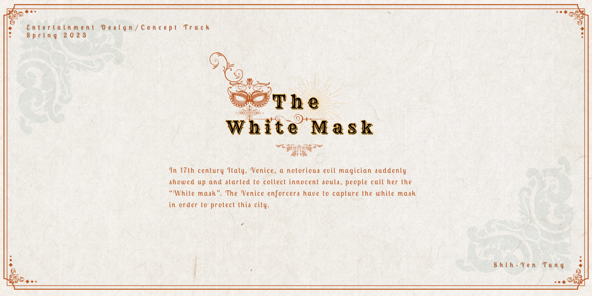 ArtStation - ArtCenter Entertainment Design Portfolio Spring 2023 ...