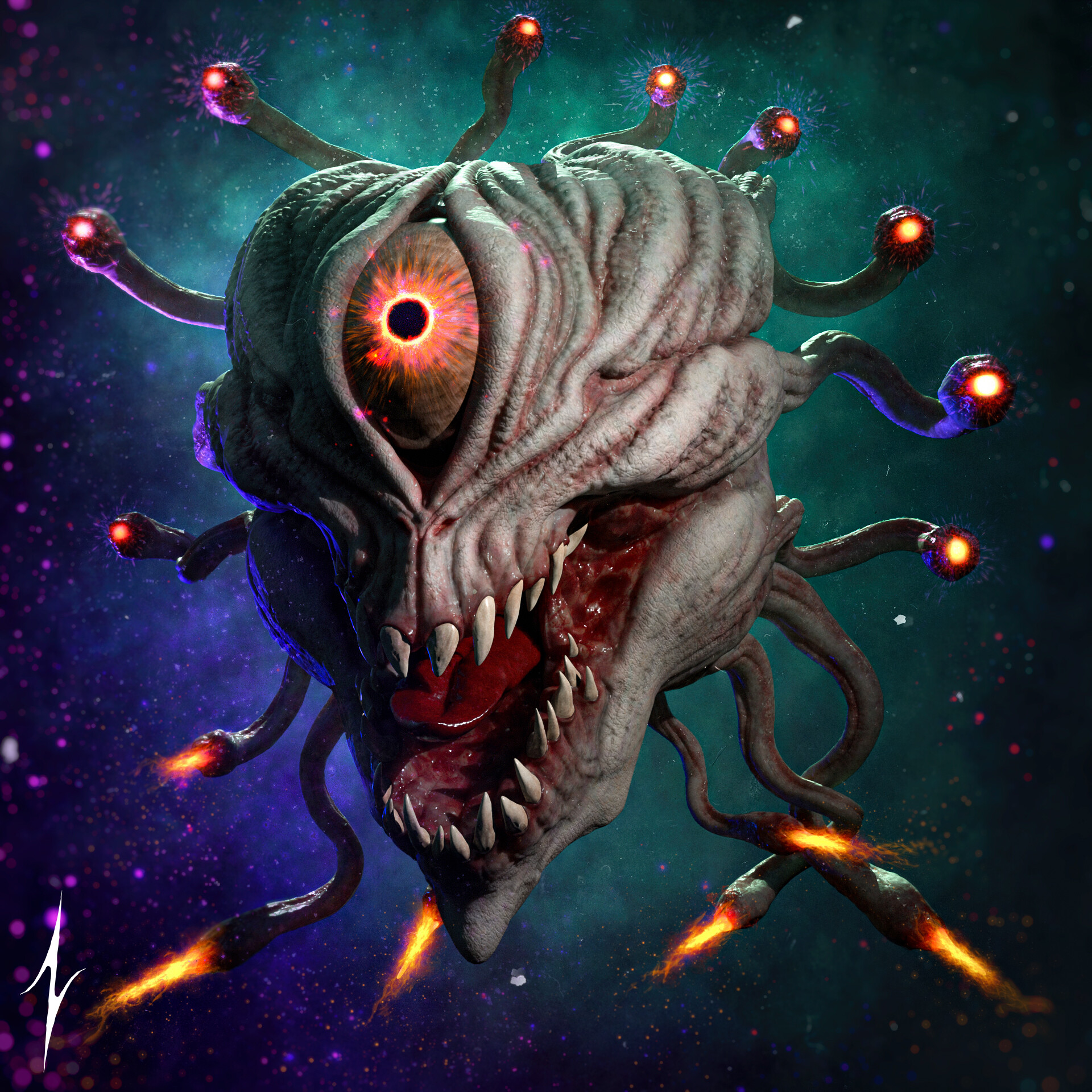 ArtStation - Stabbing Beholder