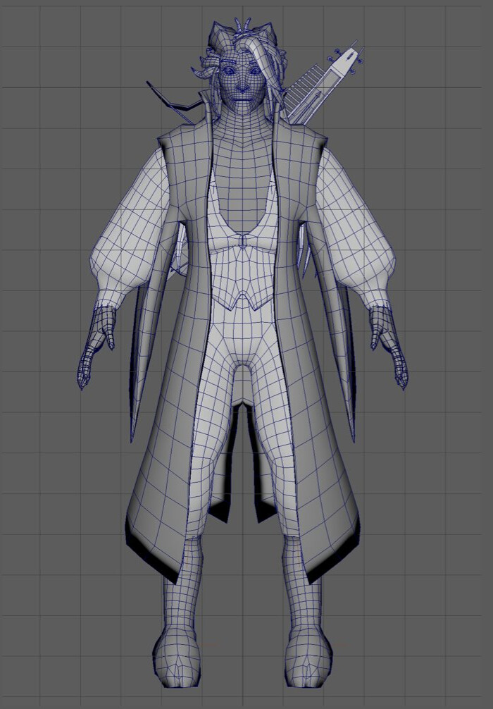 Amy Milburn - AIE- Year 2 Character Pipeline- Revisiting my Tiefling ...