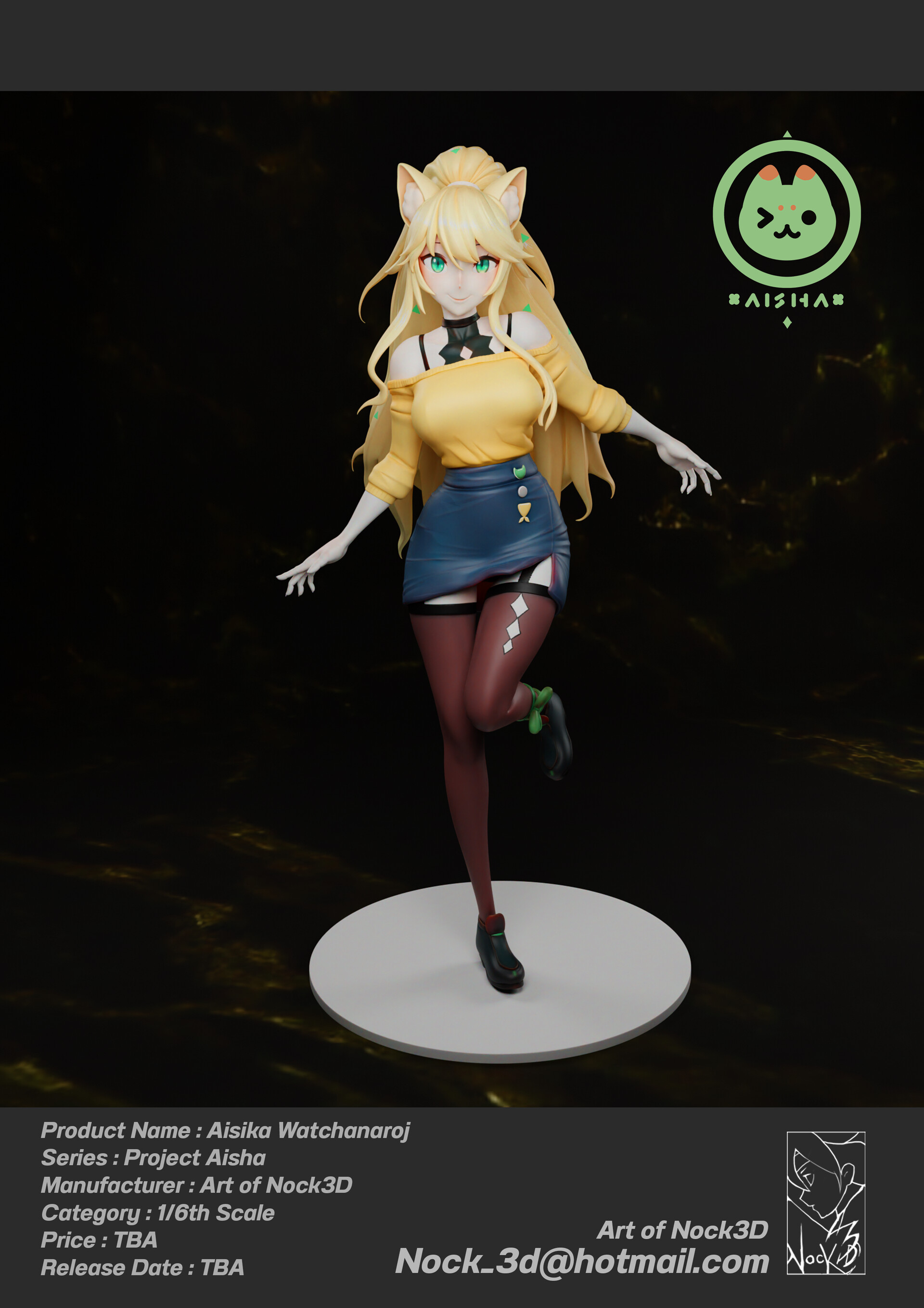 ArtStation - Fanart Figure AISHA channal