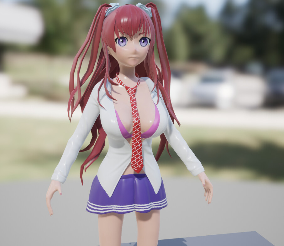 ArtStation - Hentai School Girl