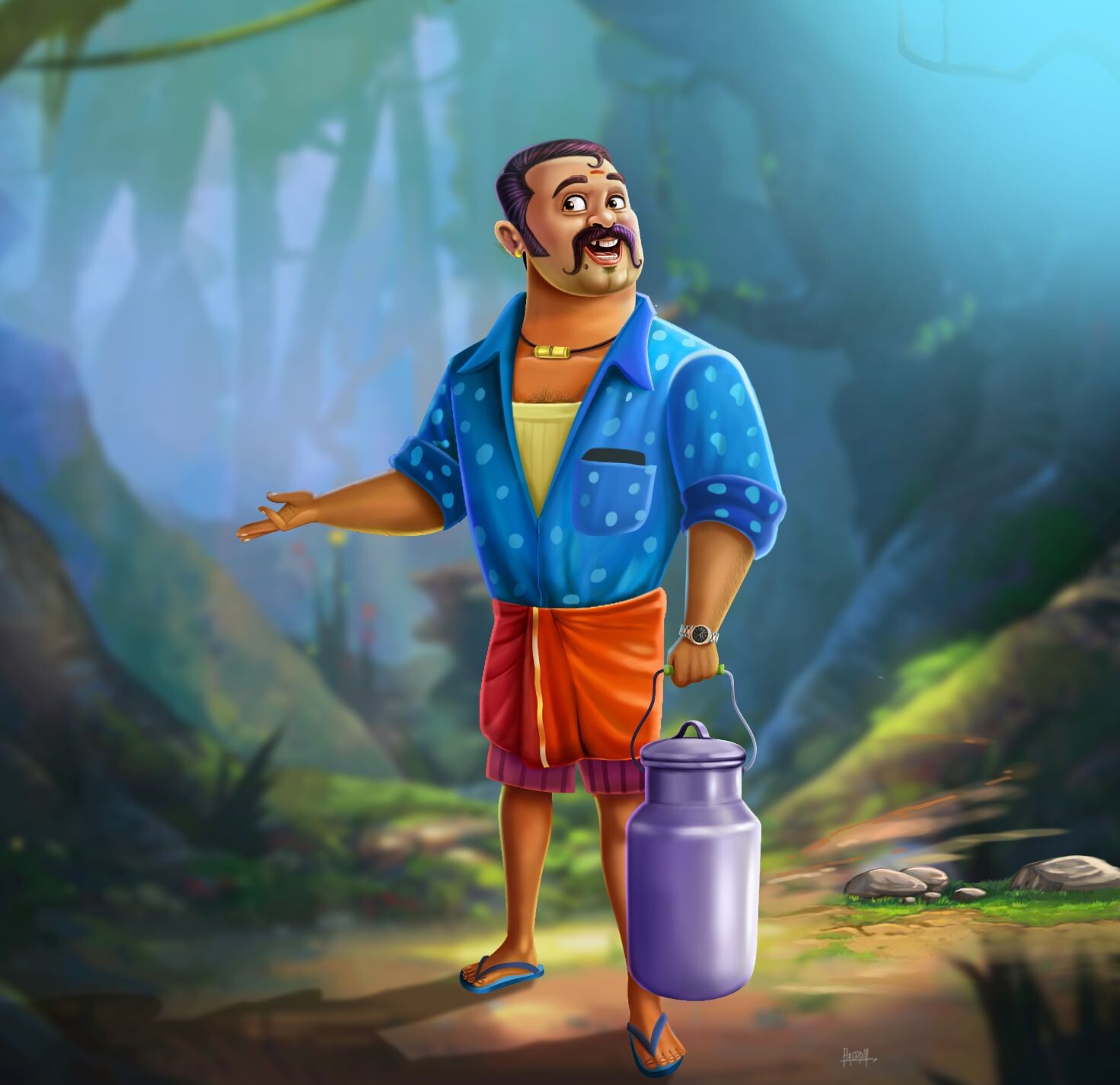 ArtStation - Local Milk Man