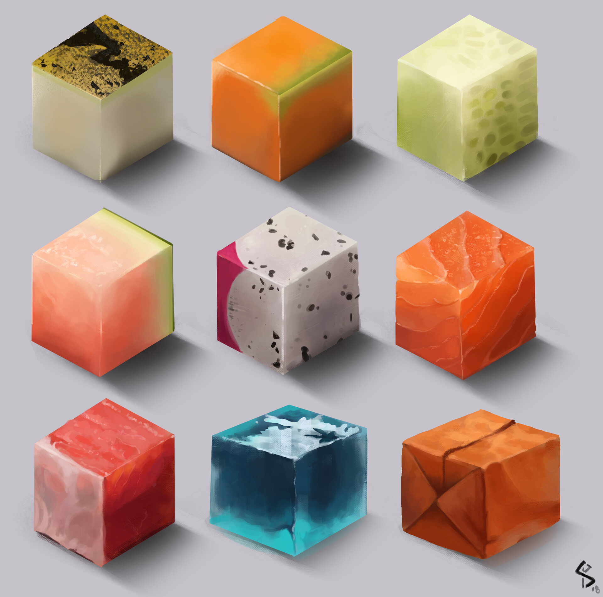 ArtStation - Texture studies