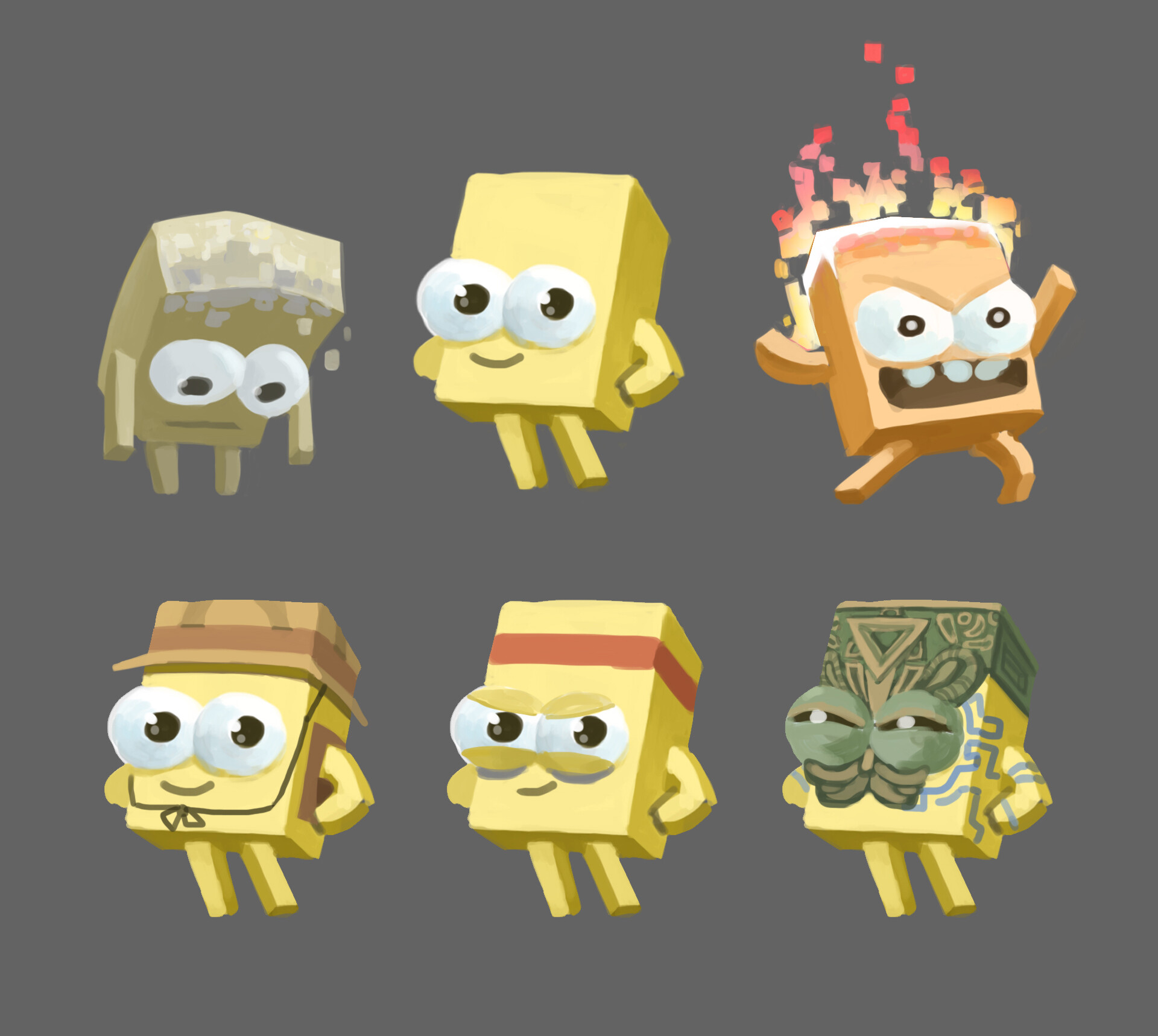 ArtStation - Square dudes