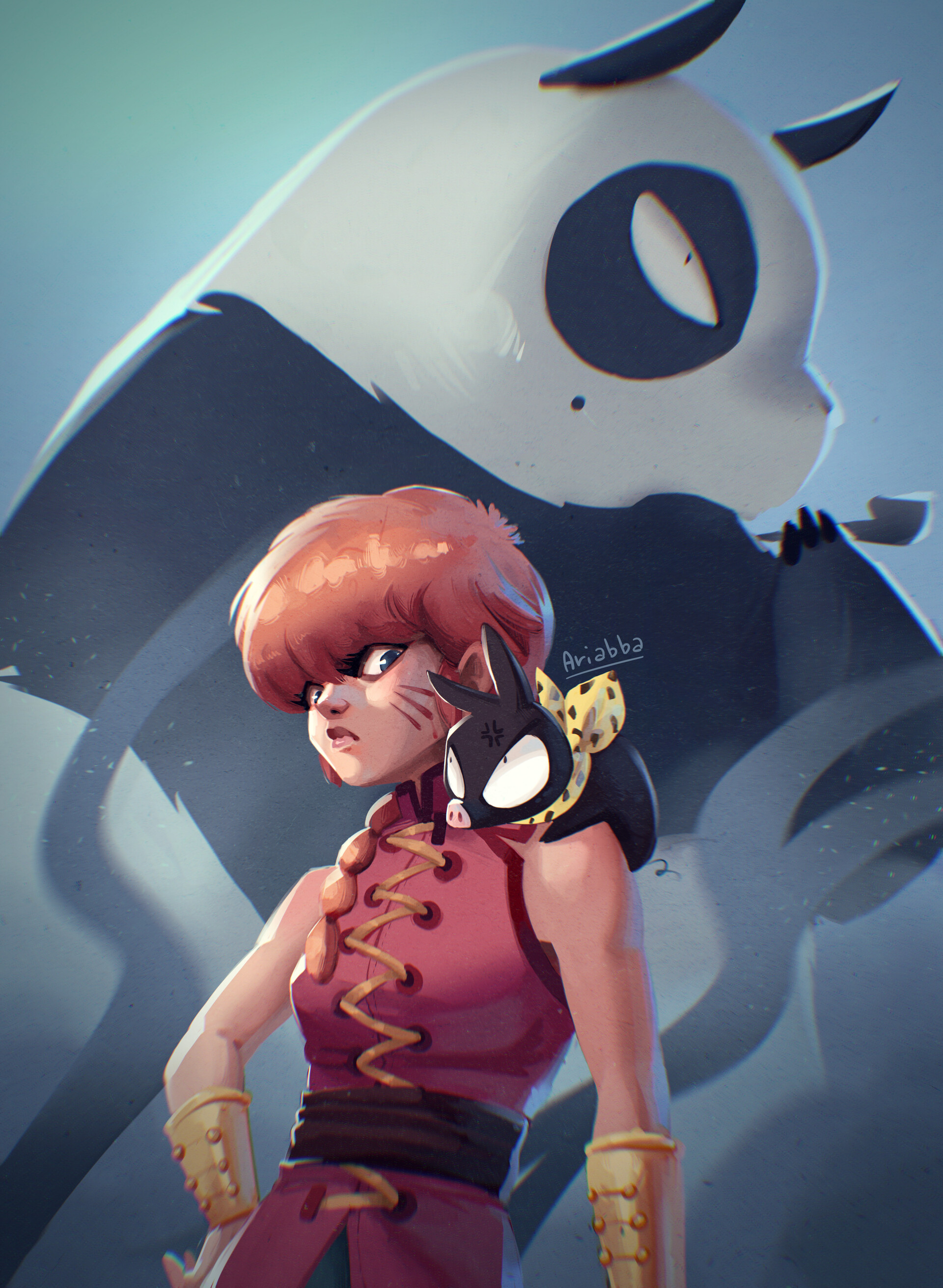 Artstation Ranma 12 Fan Art