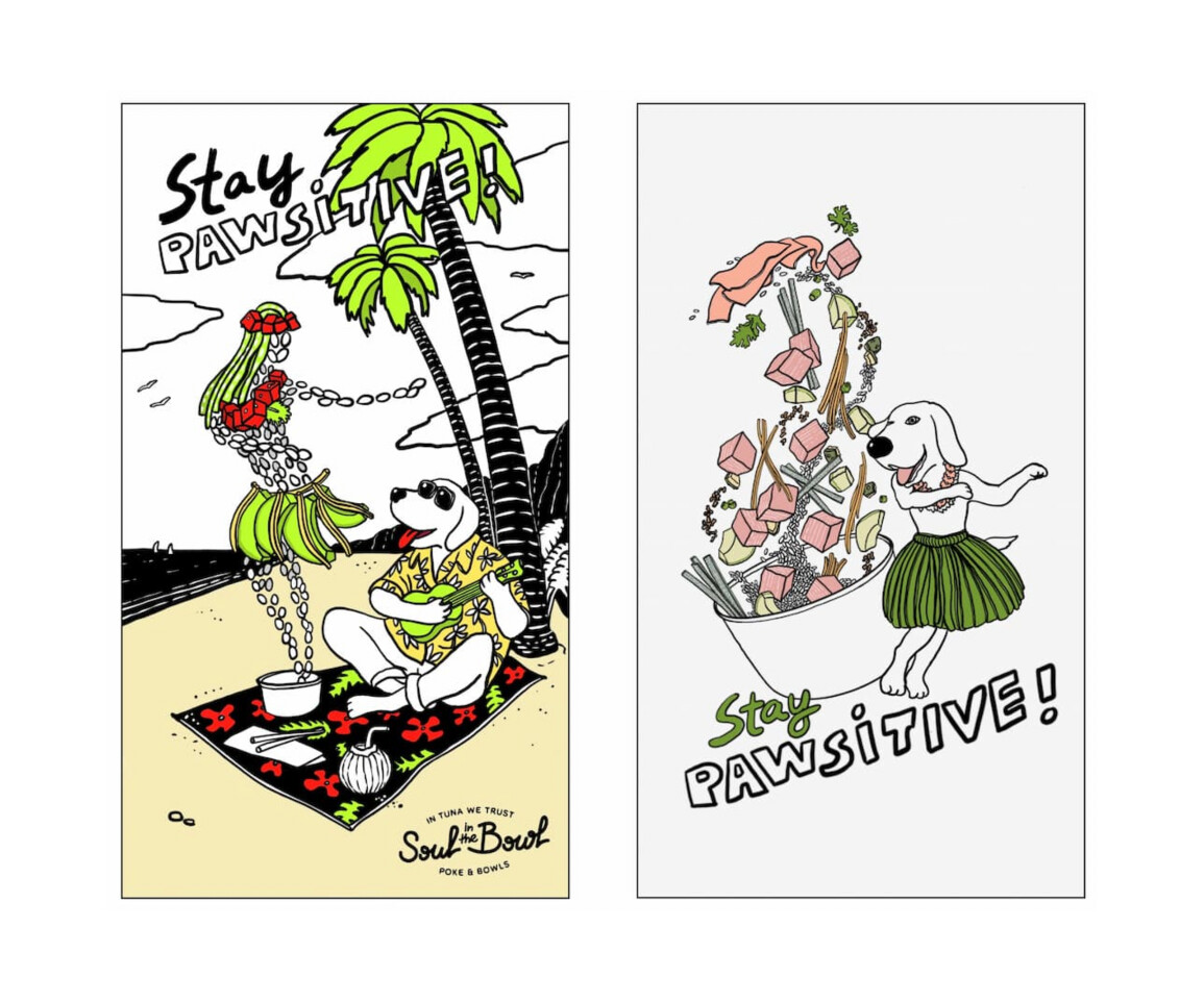 Sasha Distel - Poke Bar Illustration