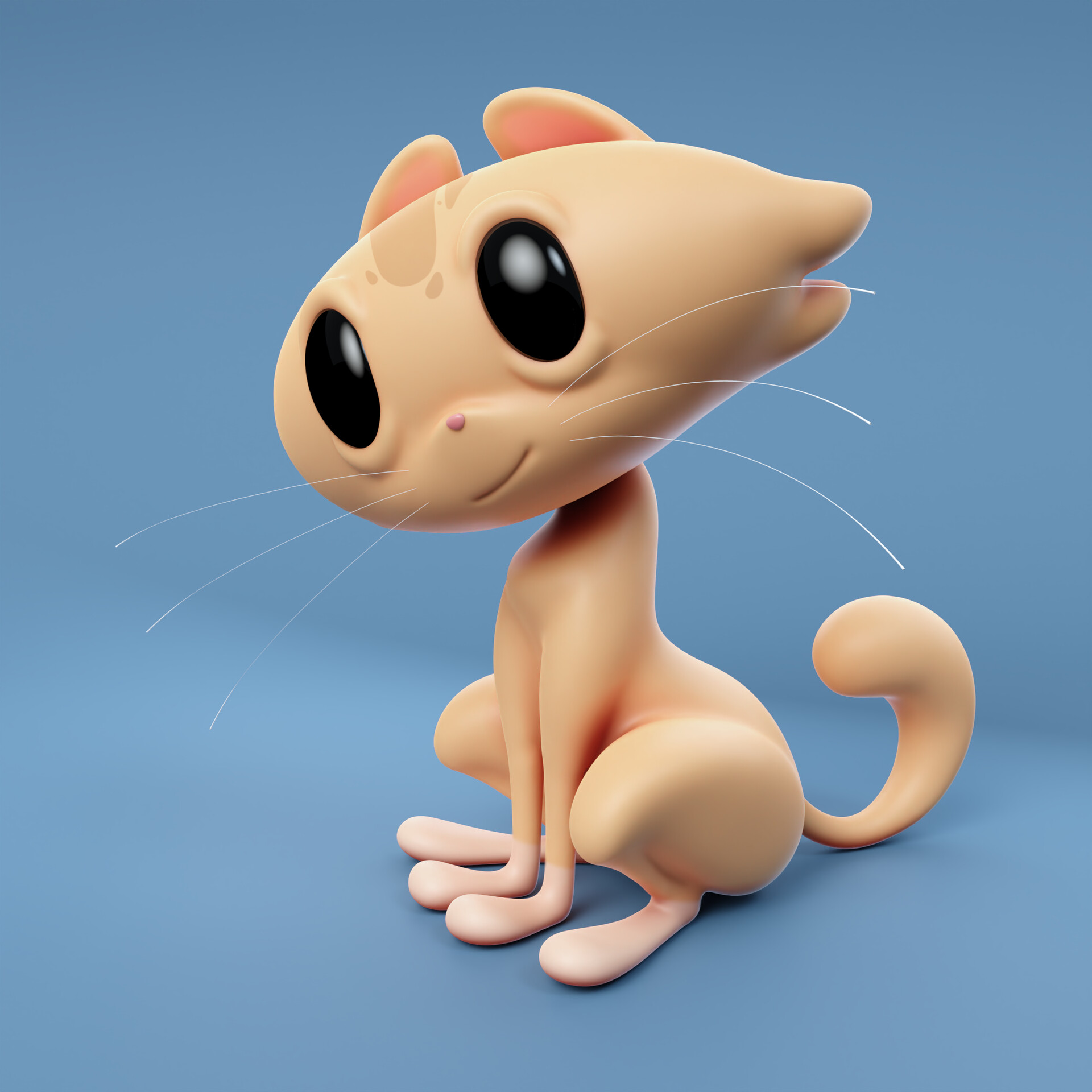 ArtStation - A cat with alien species