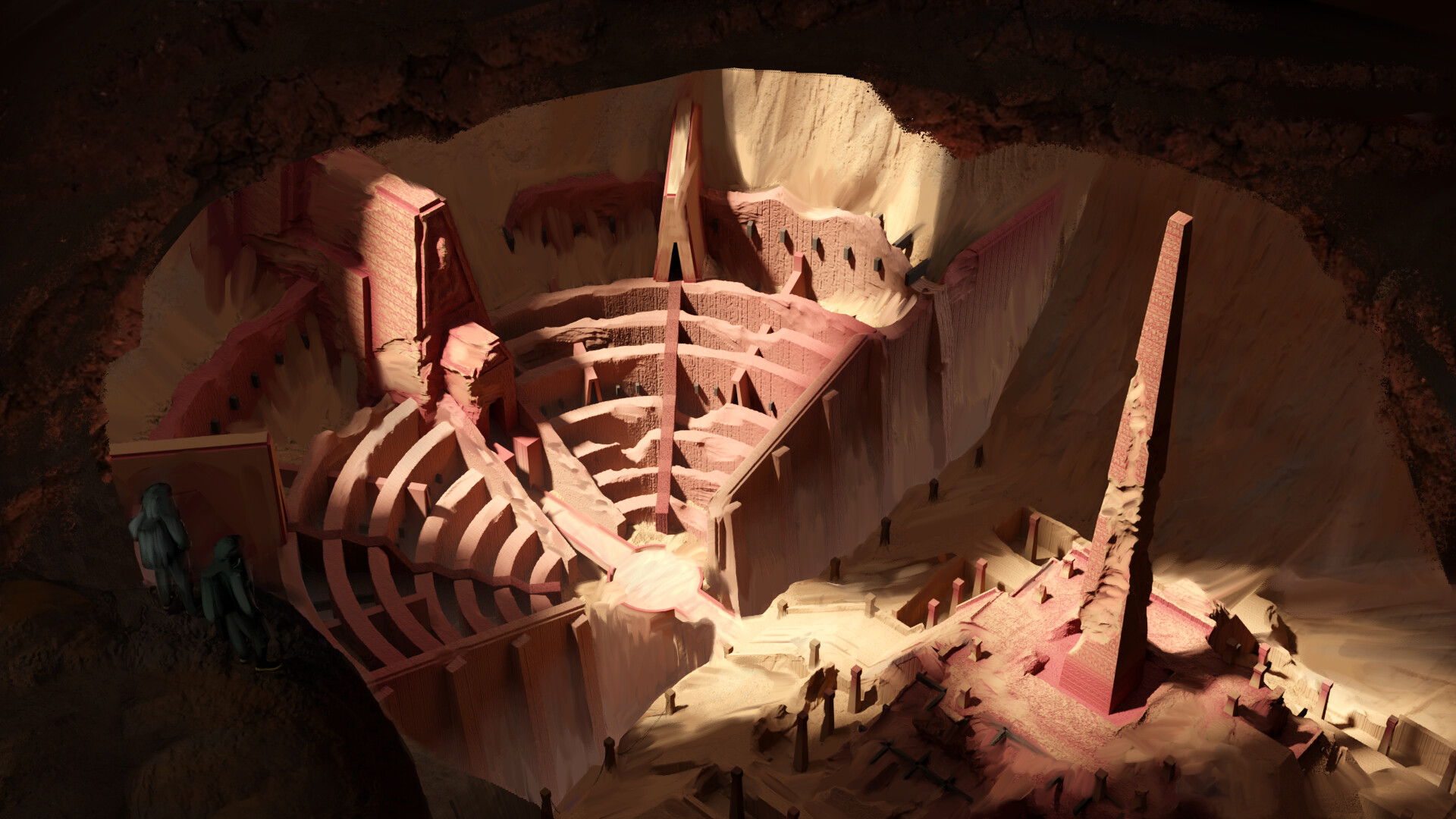 ArtStation - Underground temple