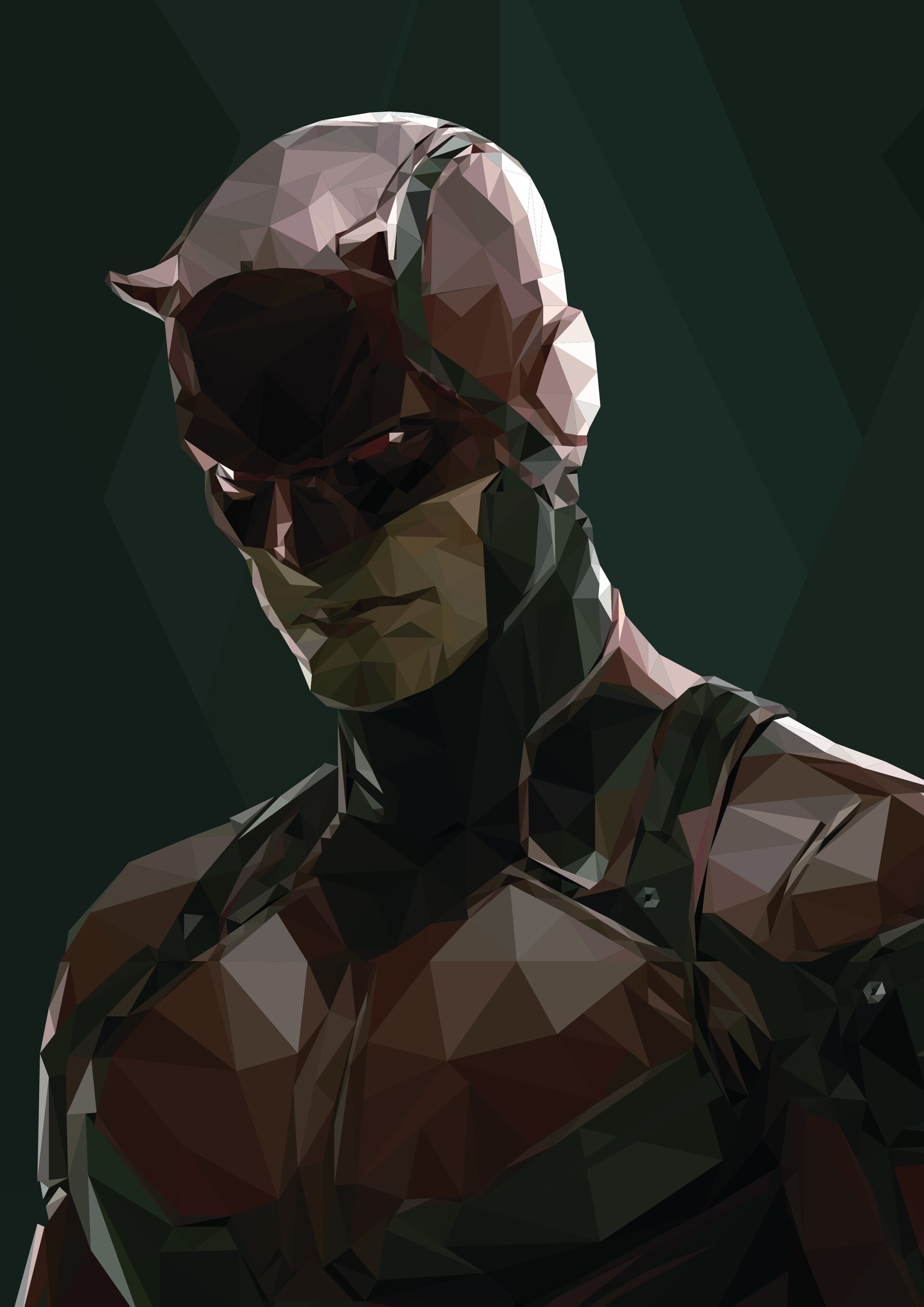 ArtStation - Daredevil Low Poly Exercise